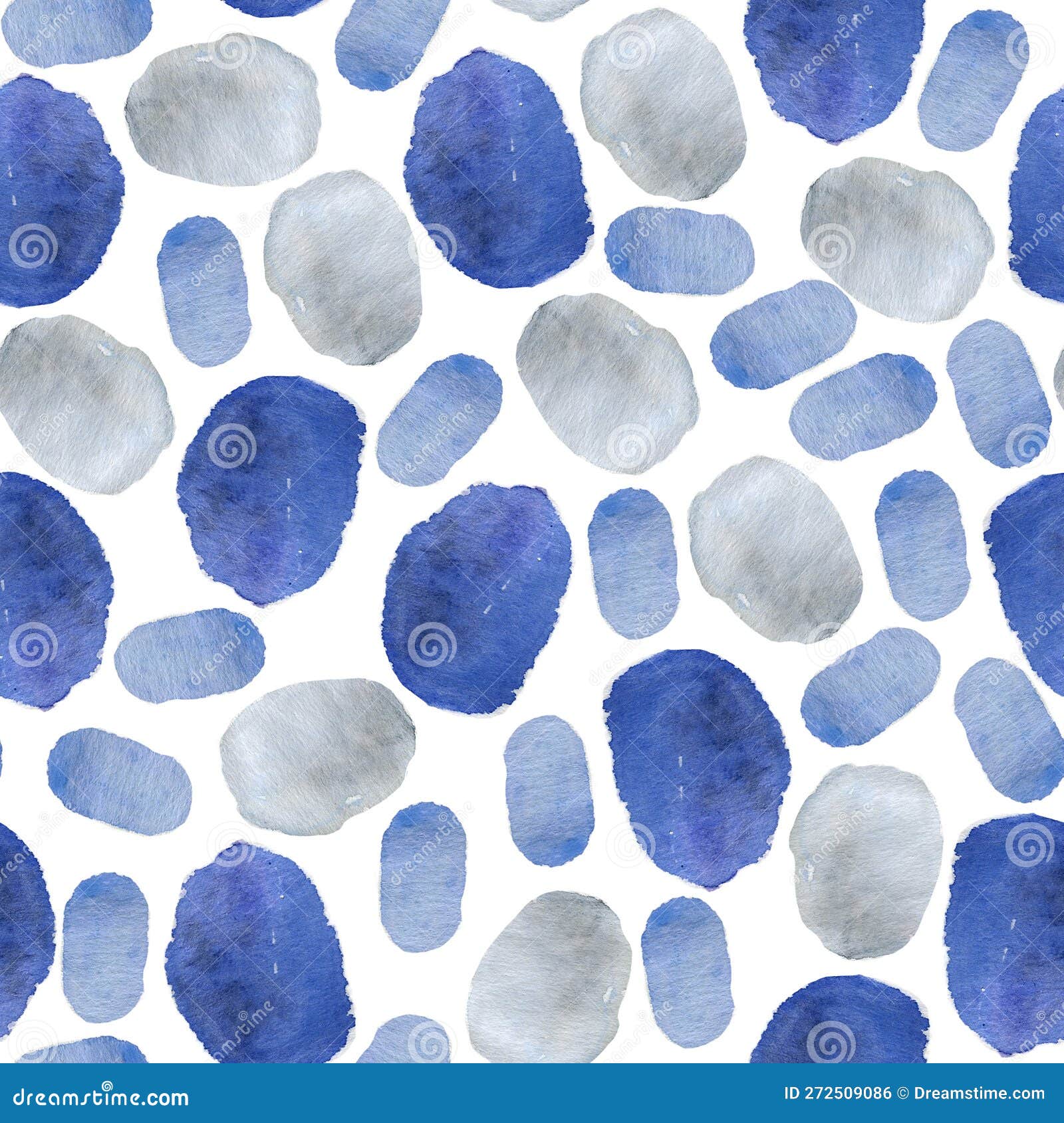 Watercolor Simple Abstract Blobs Pattern, Abstract Background, Hand ...