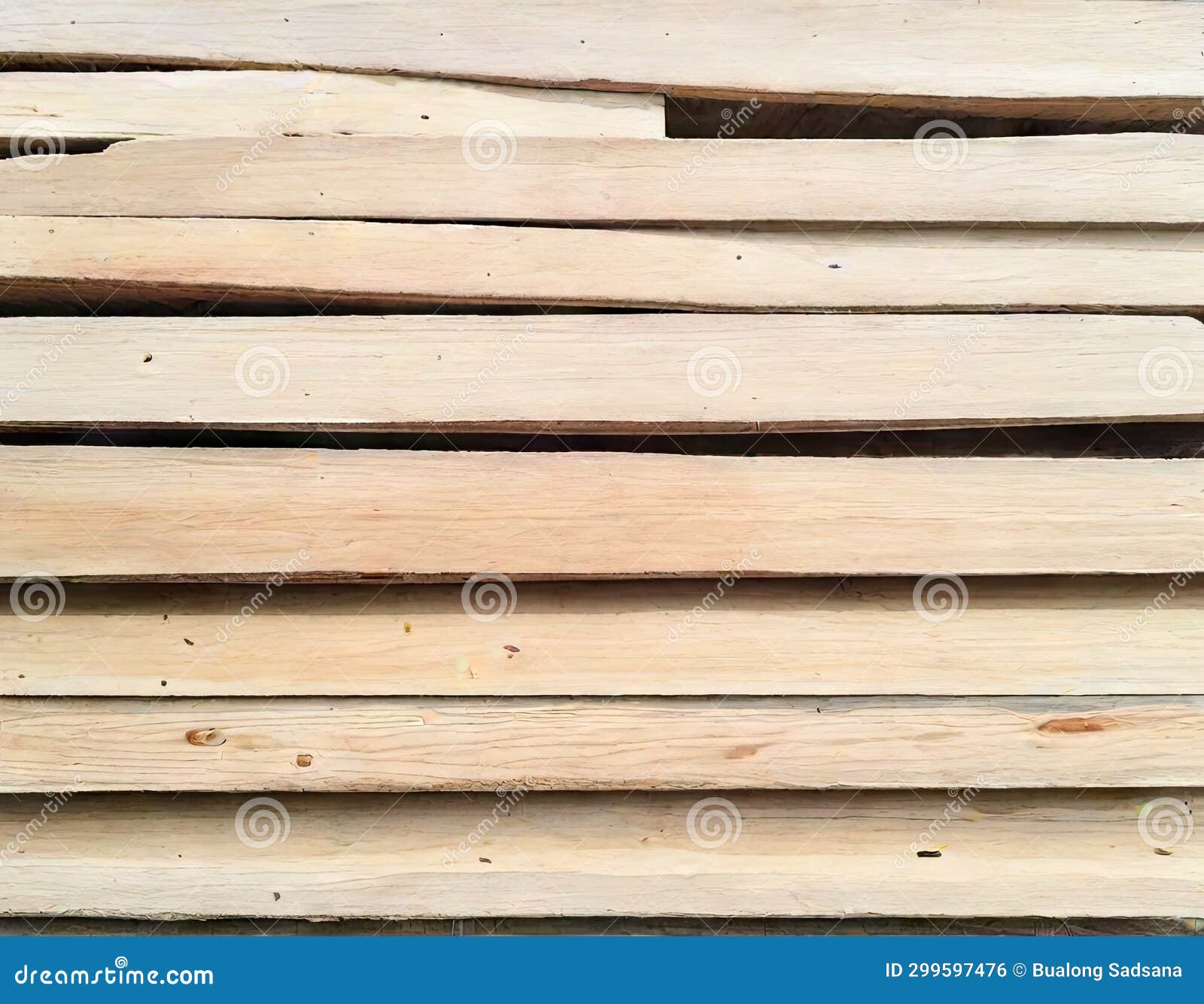 Watercolor of Solid Wood Deck Board Stack for Construction and ...