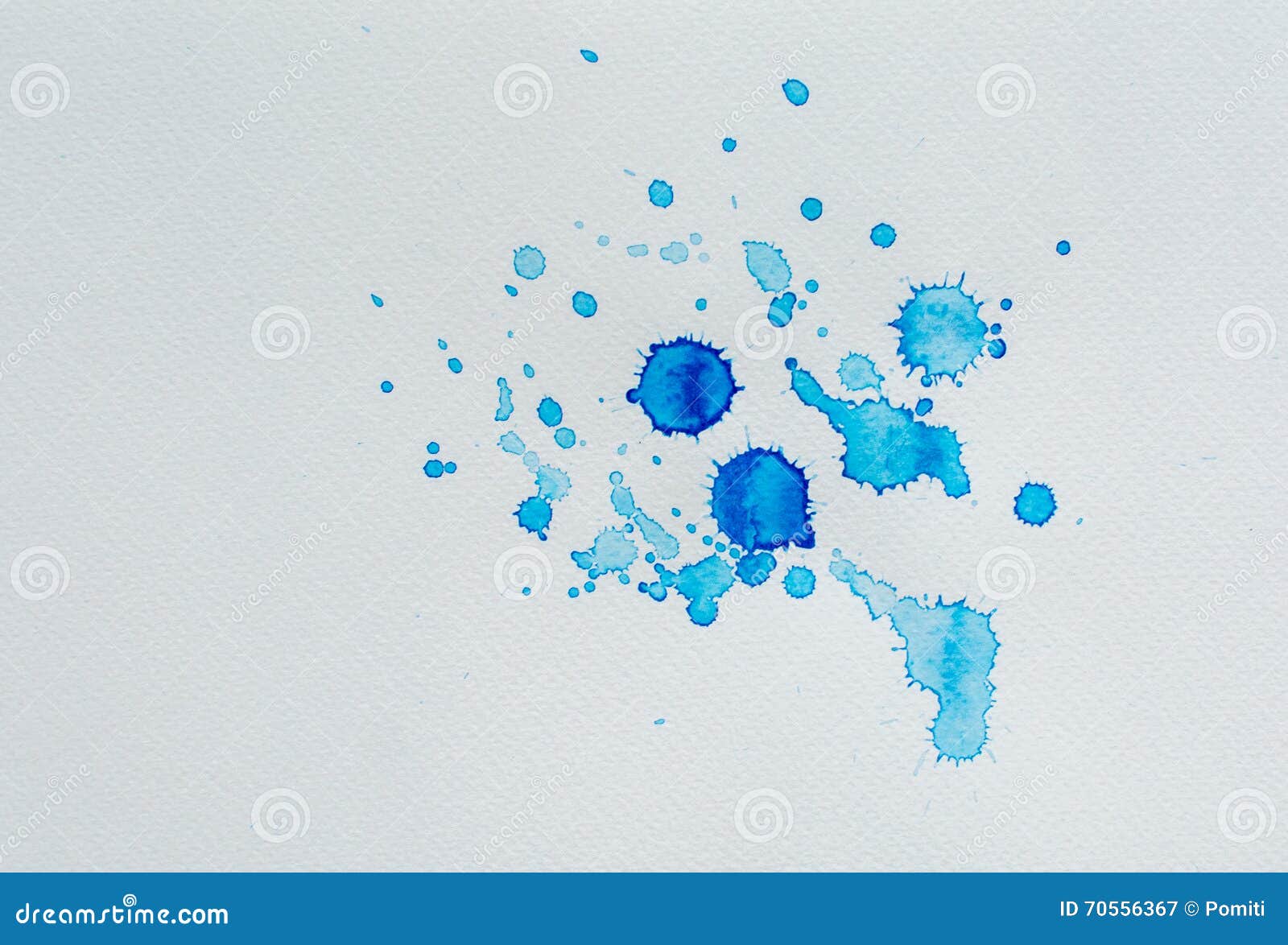 Watercolor splash on paper stock illustration. Illustration of stain ...