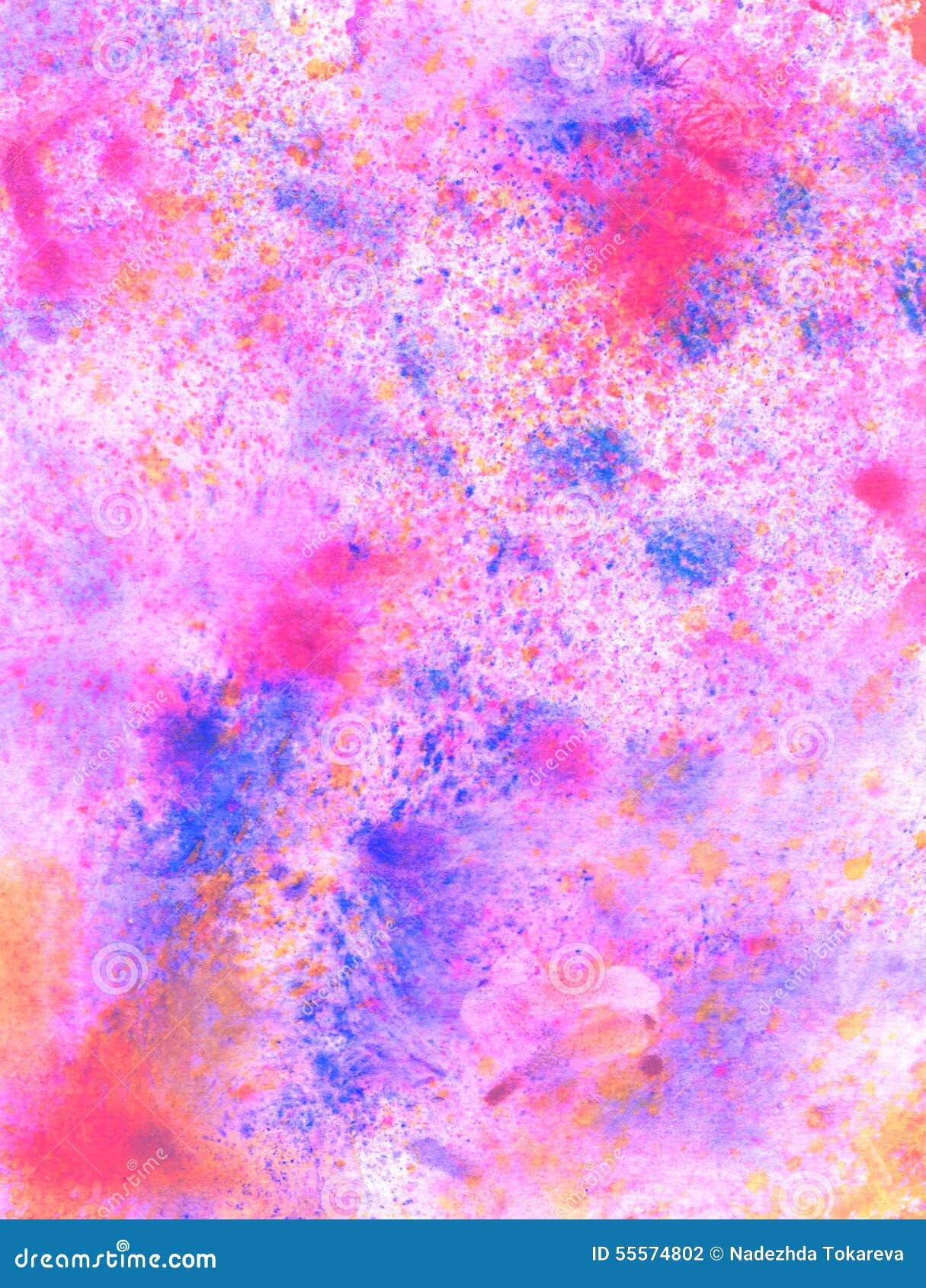 Watercolor Splashes Background Stock Illustration - Illustration of ...