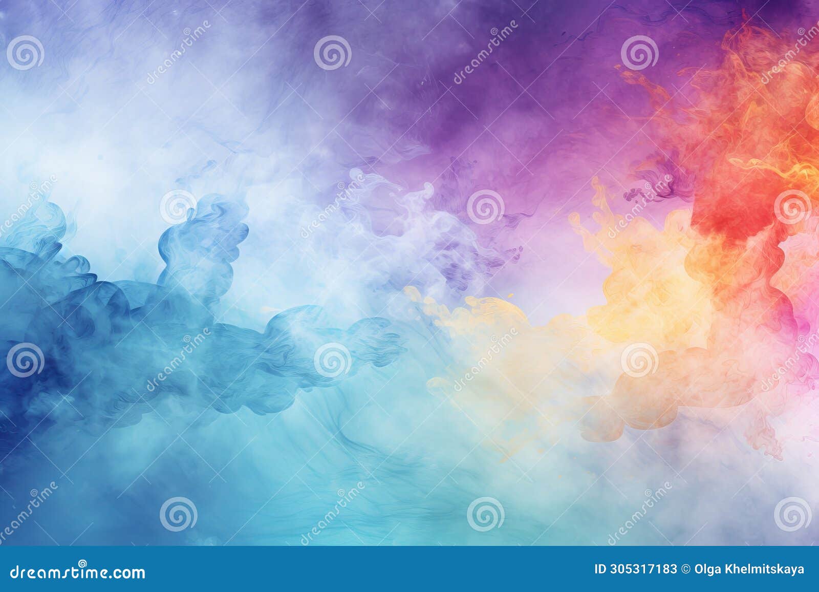 Watercolor Splashes. Soft, Dreamy Abstract Backgrounds with Beautiful ...