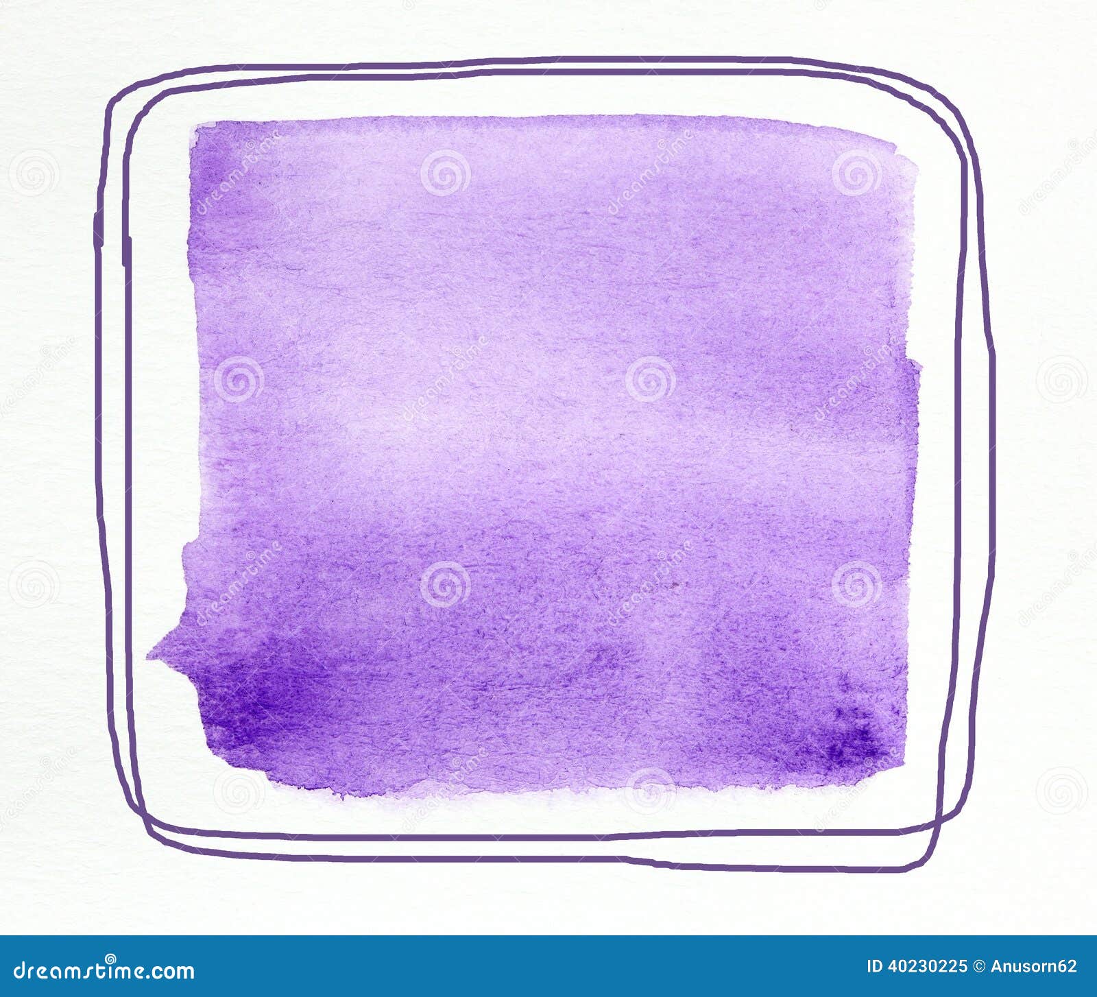 Watercolor square stock image. Image of design, bright - 40230225