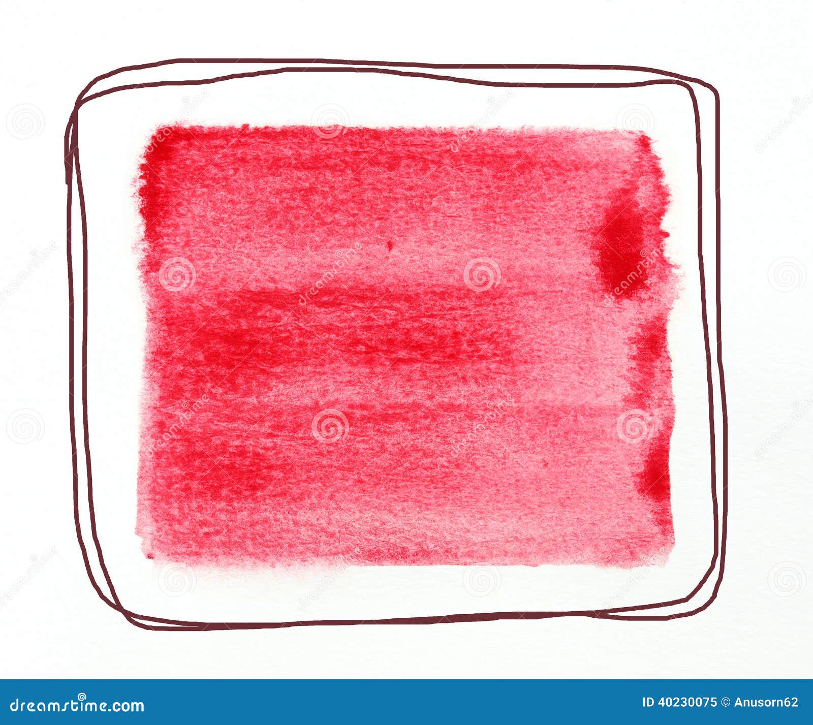 Watercolor square stock image. Image of brush, bright - 40230075