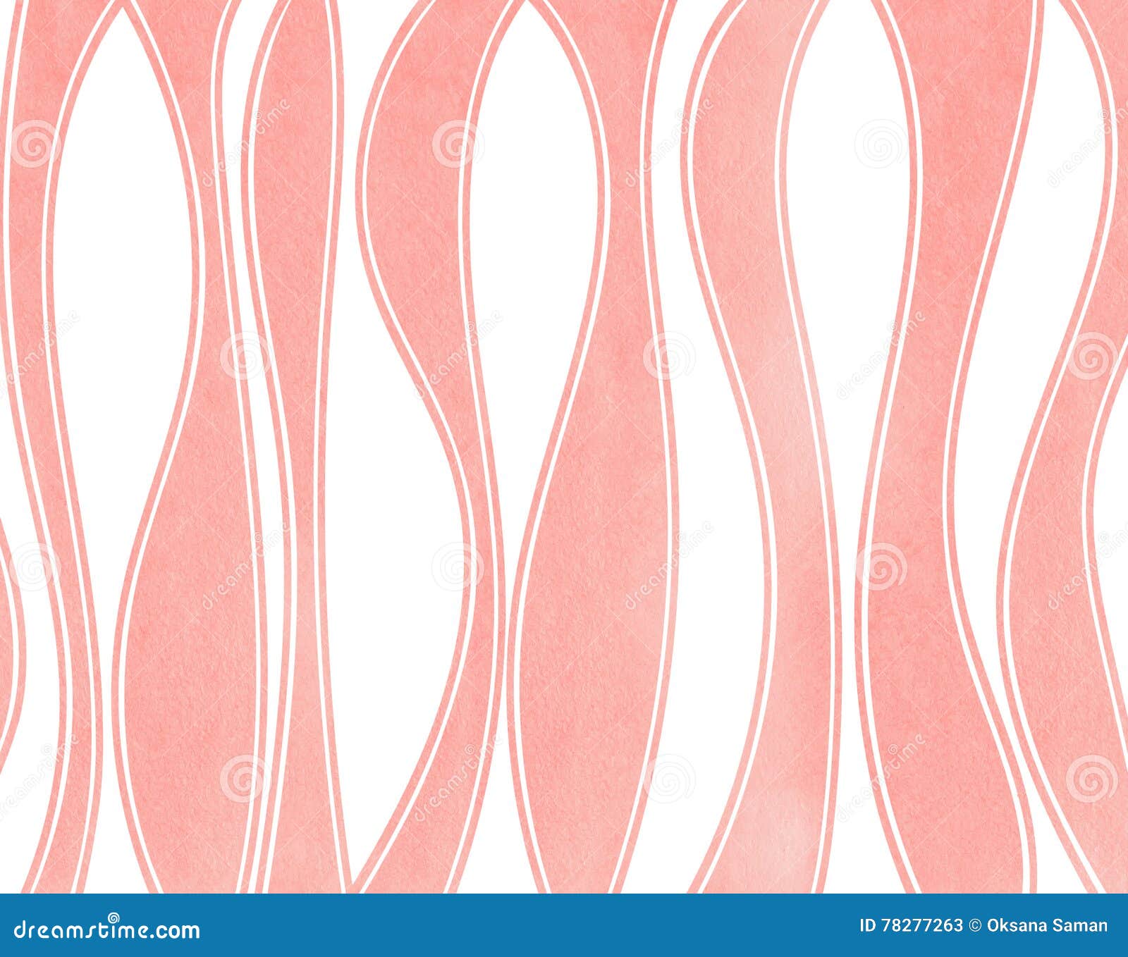 Watercolor Striped Background. Stock Illustration - Illustration of ...