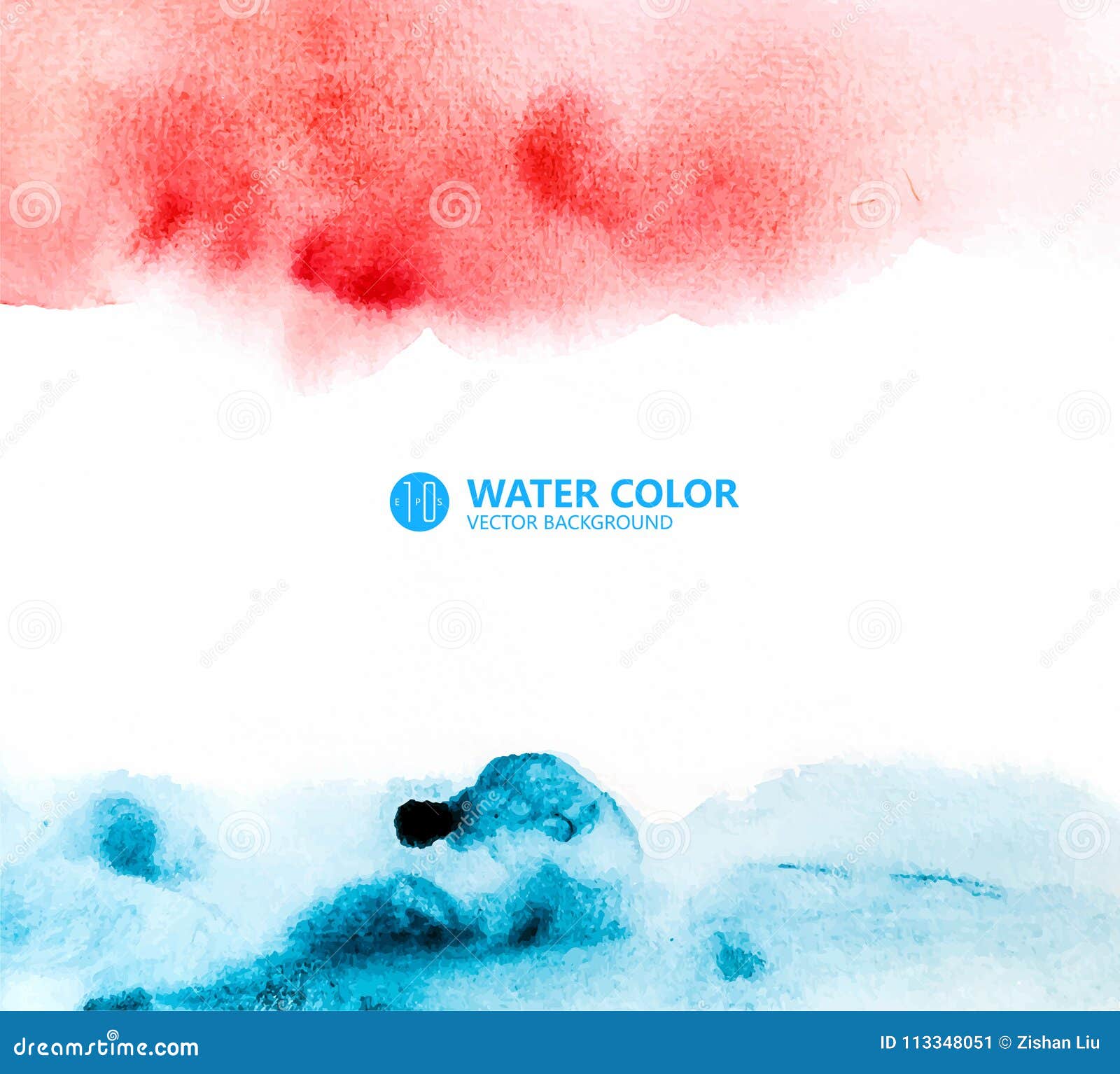 Watercolor, Watercolor Texture Effect and Blue Watercolor Effect ...