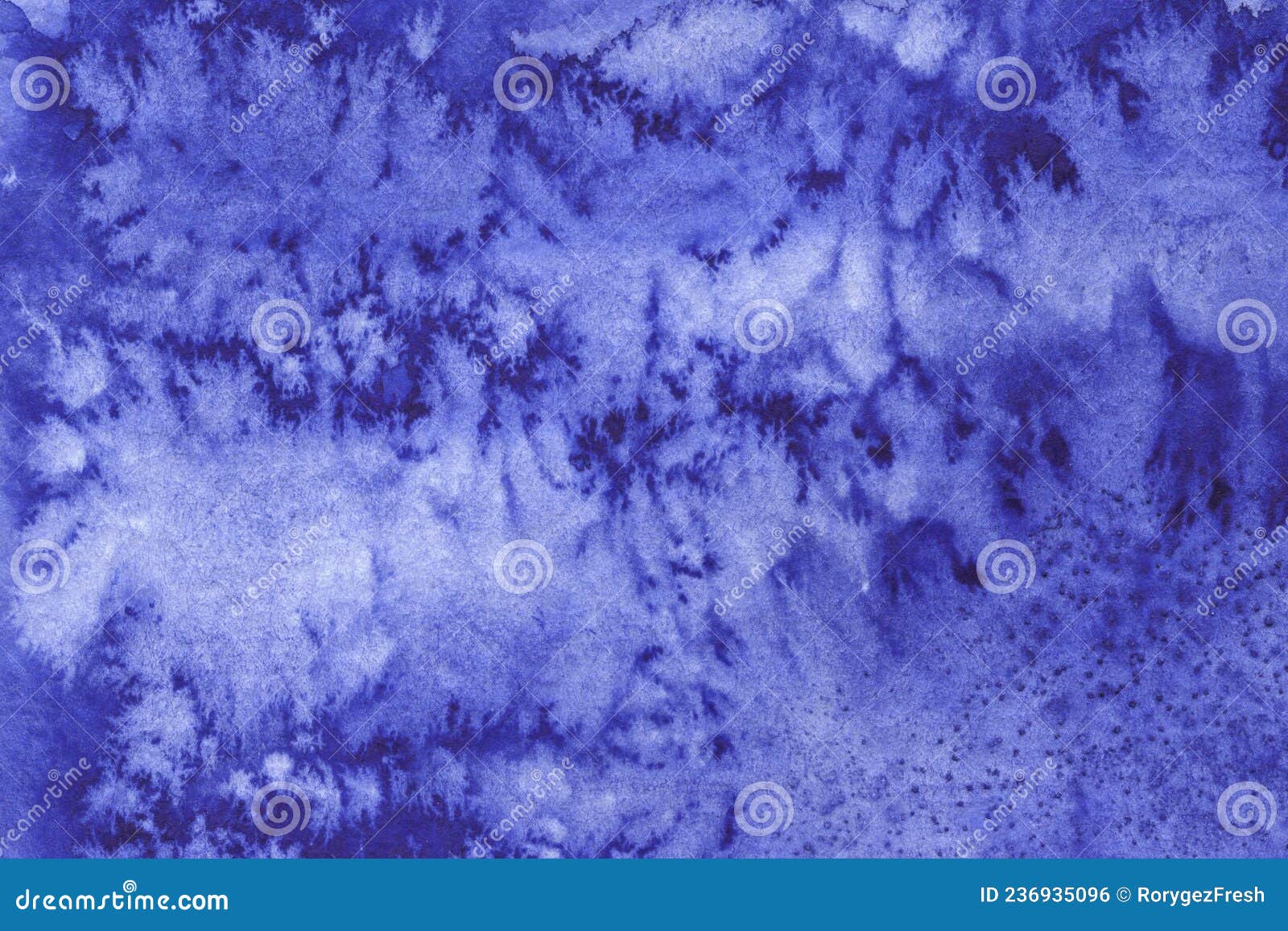 Watercolor Texture Made in Salt Technique. Abstract Hand-drawn ...