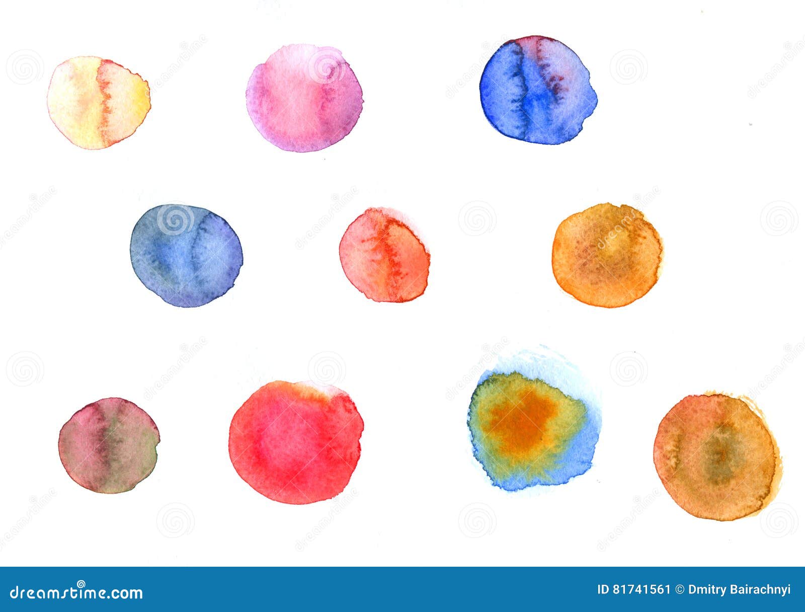Watercolor Texture with Splodges Stock Illustration - Illustration of ...
