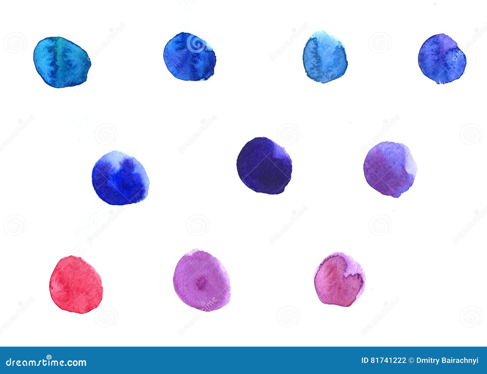 Watercolor Texture with Splodges Stock Illustration - Illustration of ...