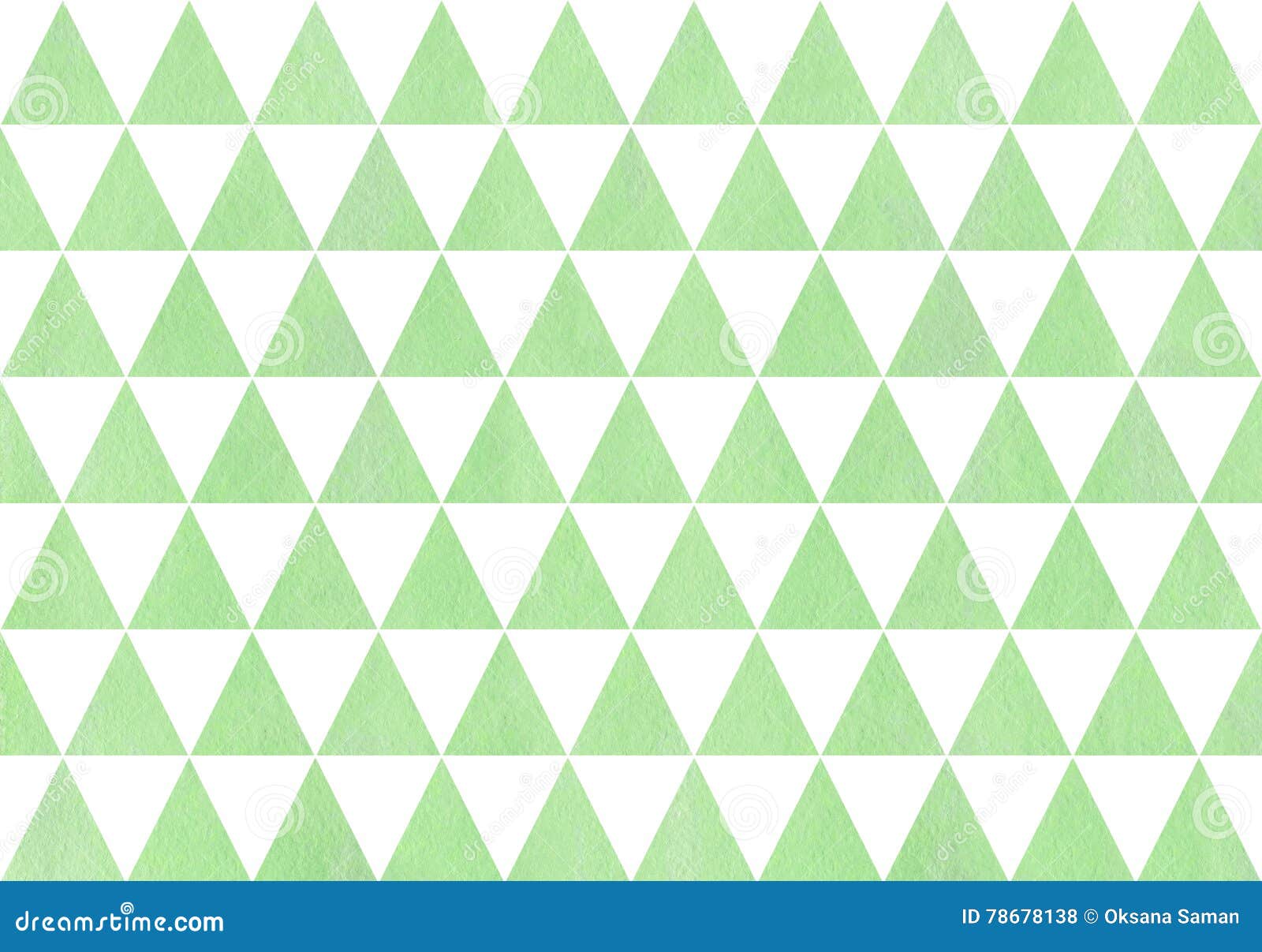 Watercolor Triangle Pattern. Stock Illustration - Illustration of ...