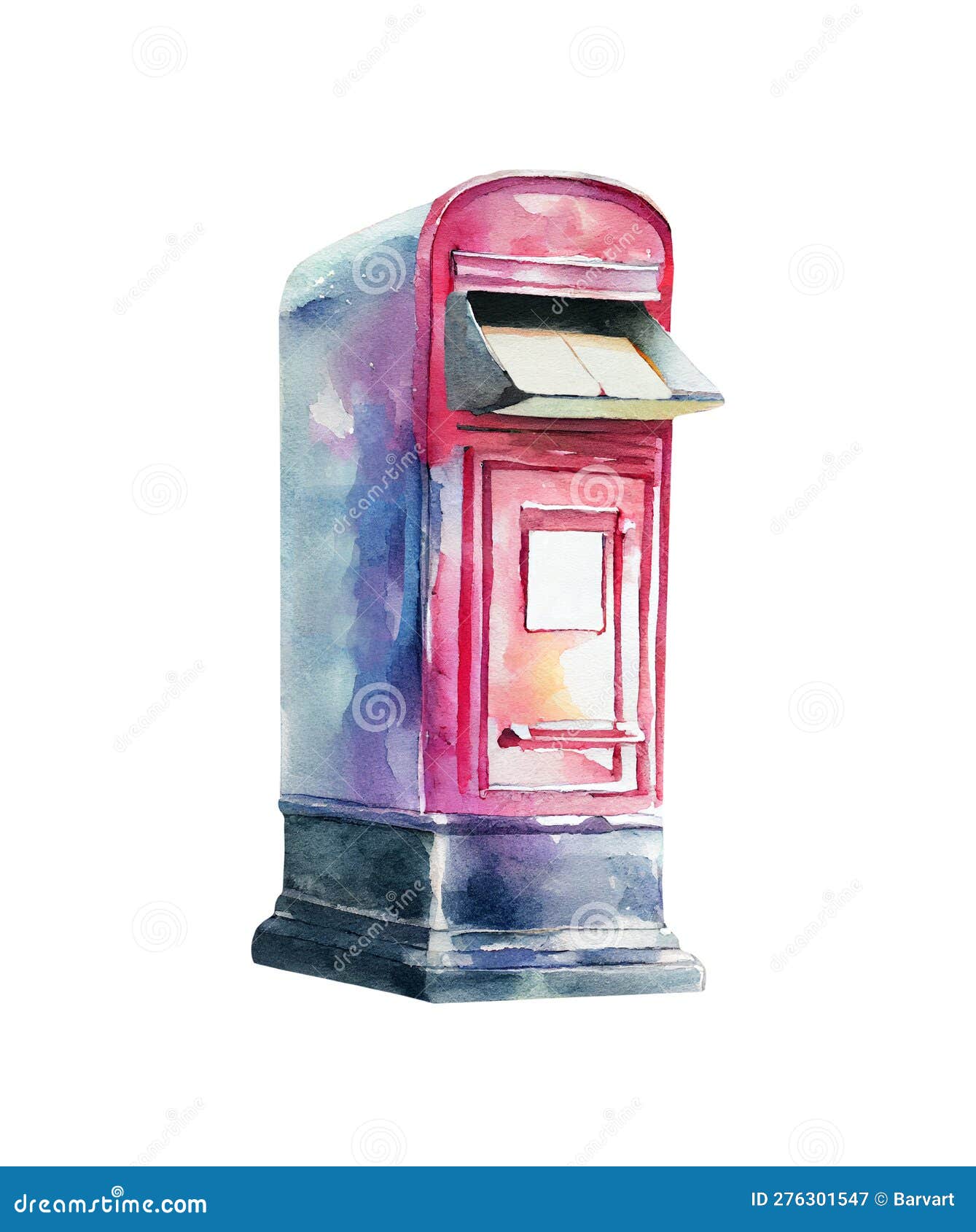 Set Of Vintage Mailboxes, Post Mounted Mailbox Vector Sketch ...