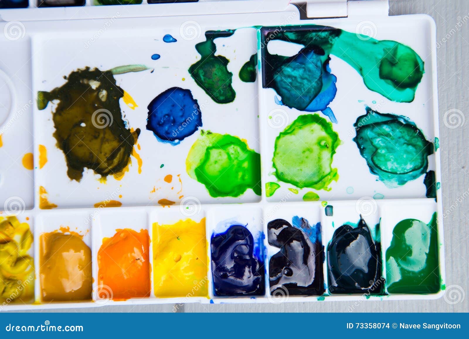 Watercolor stock photo. Image of enjoying, kindergarten - 73358074