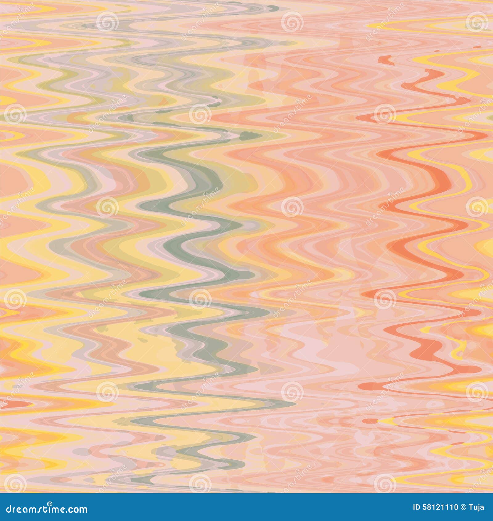 Watercolor Wavy Striped Seamless Pattern Stock Vector - Illustration of ...