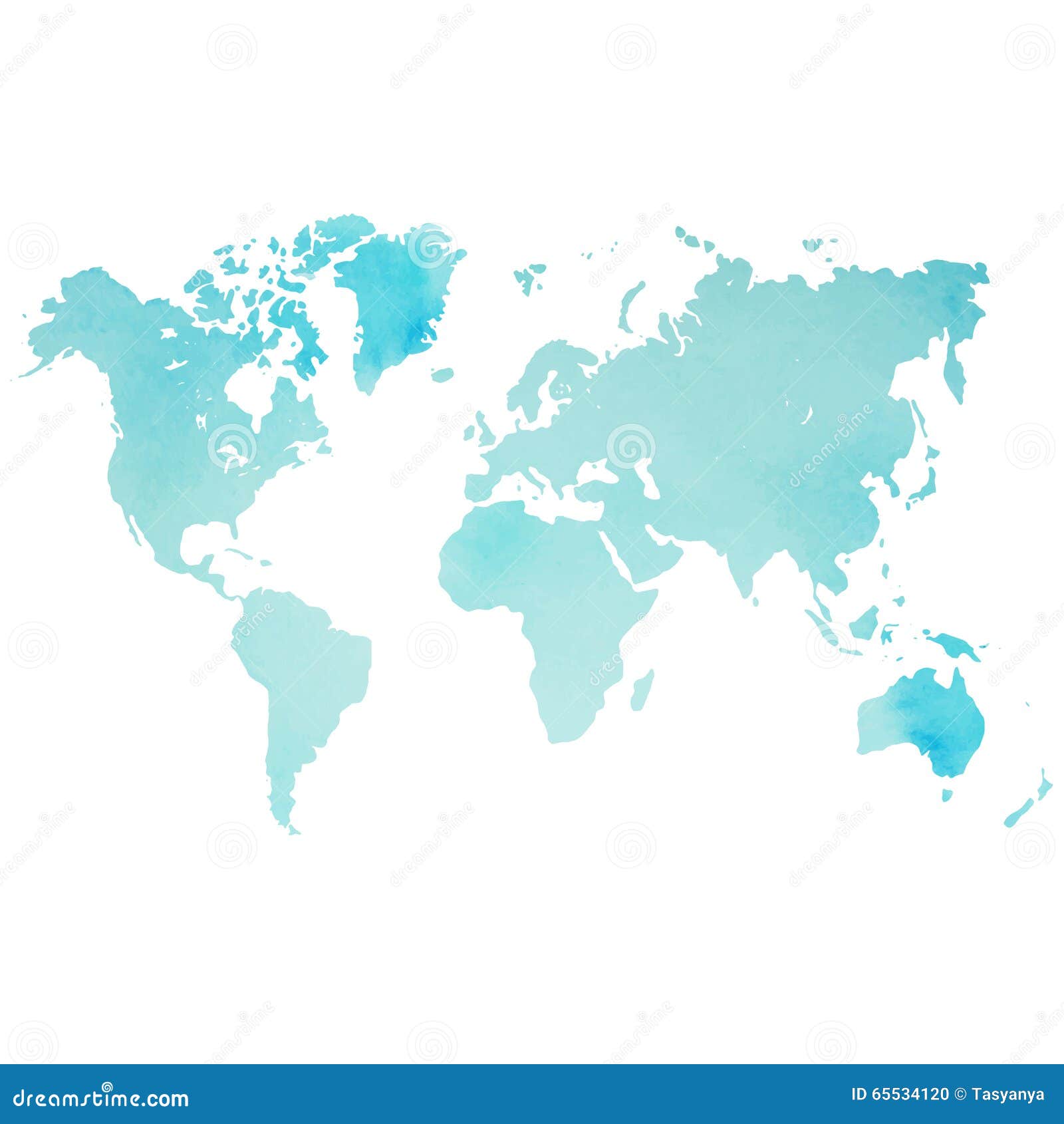 World Map Vector, InfoGraphic Concept, Flat Earth Map For Website ...