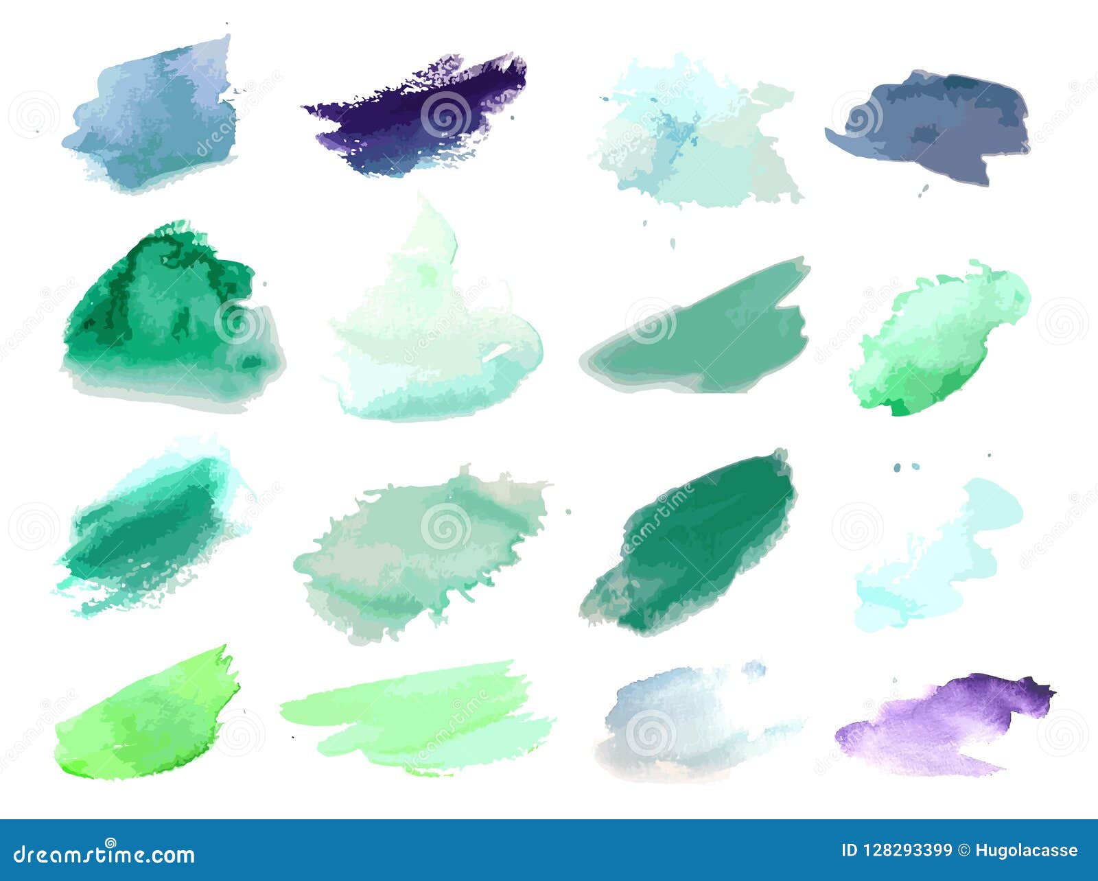 Watercolors paint splat stock vector. Illustration of colorful - 128293399