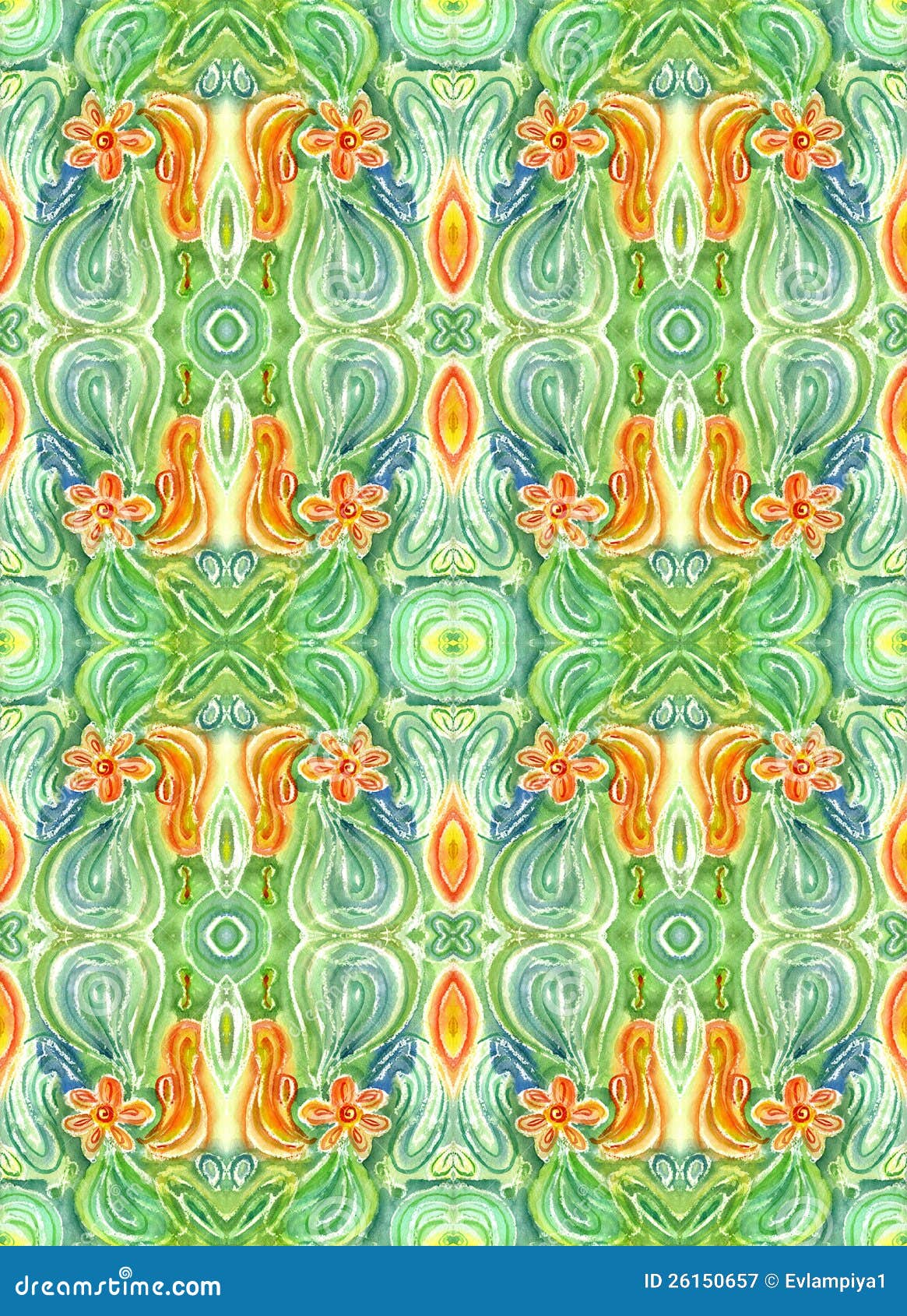 Watercolors Repetition Abstract Stock Illustration - Illustration of ...