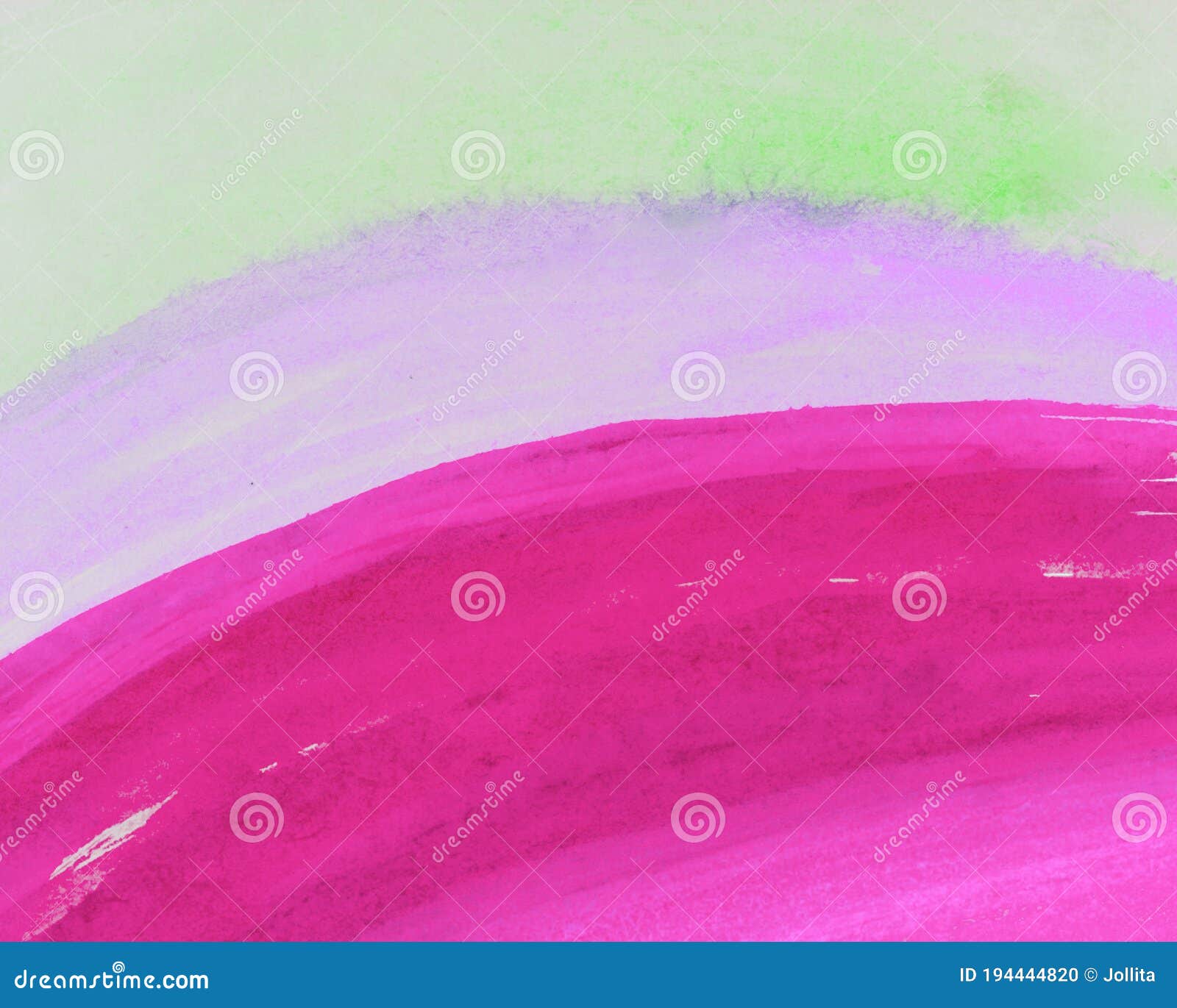 Watercolour Background with Multicolour Stripes. Empty Texture Stock ...