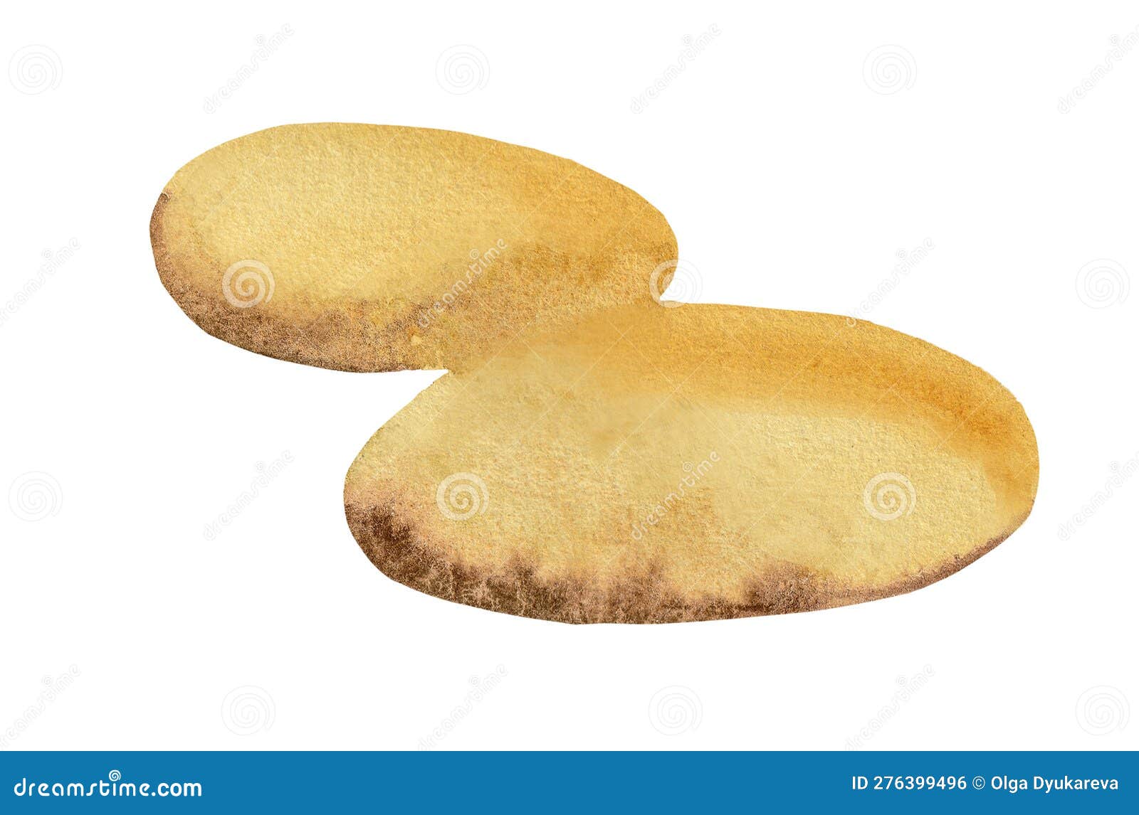 Watercolour Illustrations of Sand Surfaces for Creating Compositions. a ...