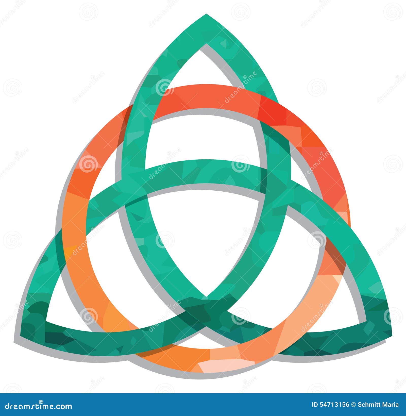 Watercolour Pattern - Celtic Knot Circle Triangle Stock Vector ...
