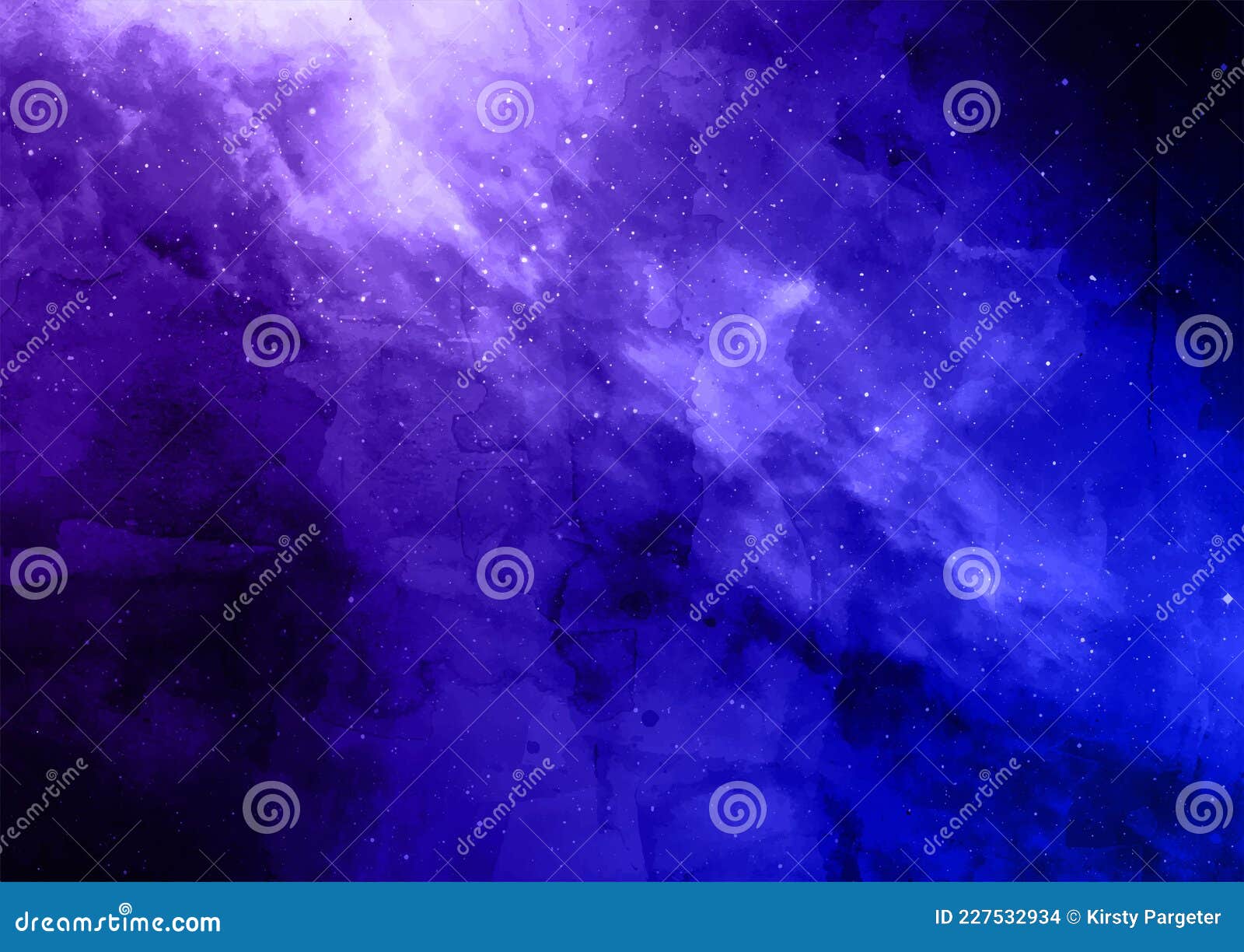 Watercolour Space Galaxy Background Stock Vector - Illustration of ...