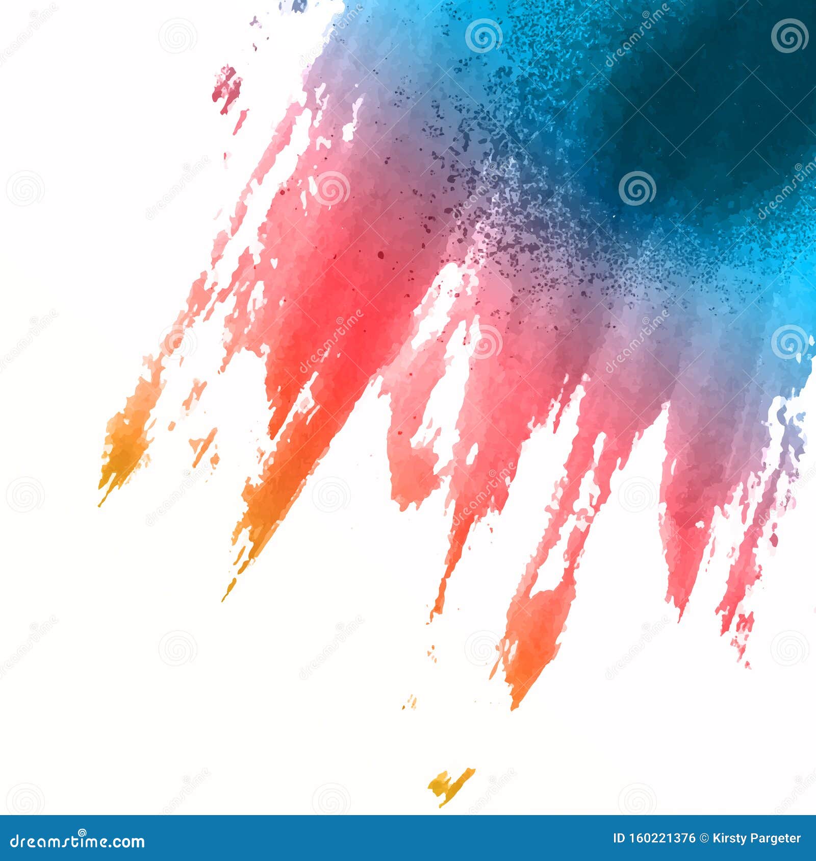 Watercolour Splat Background Vector Illustration | CartoonDealer.com ...
