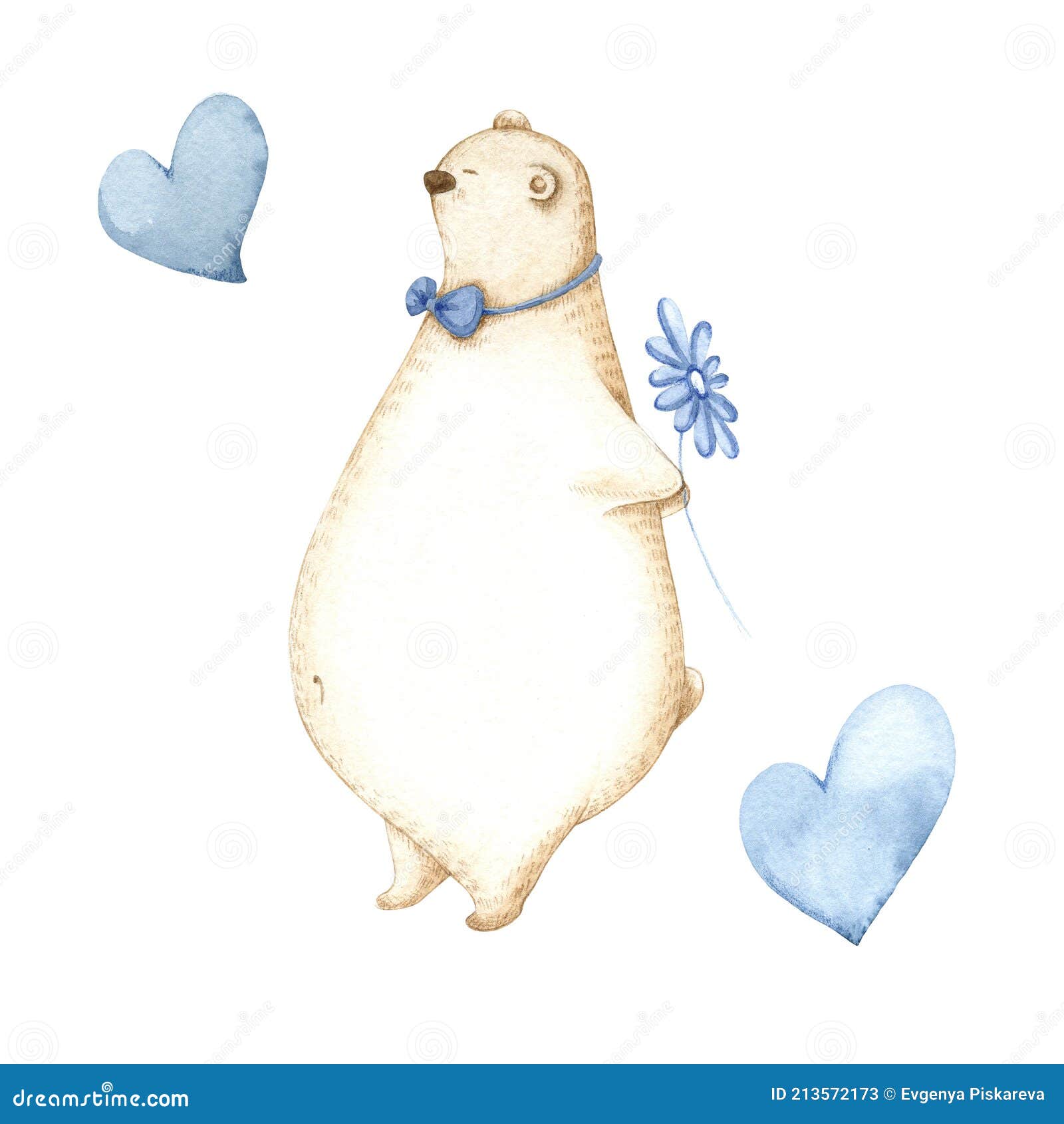 Sad Taddy Bear Cartoon Illustration Of A Bear Looking Sad Cute Chibi