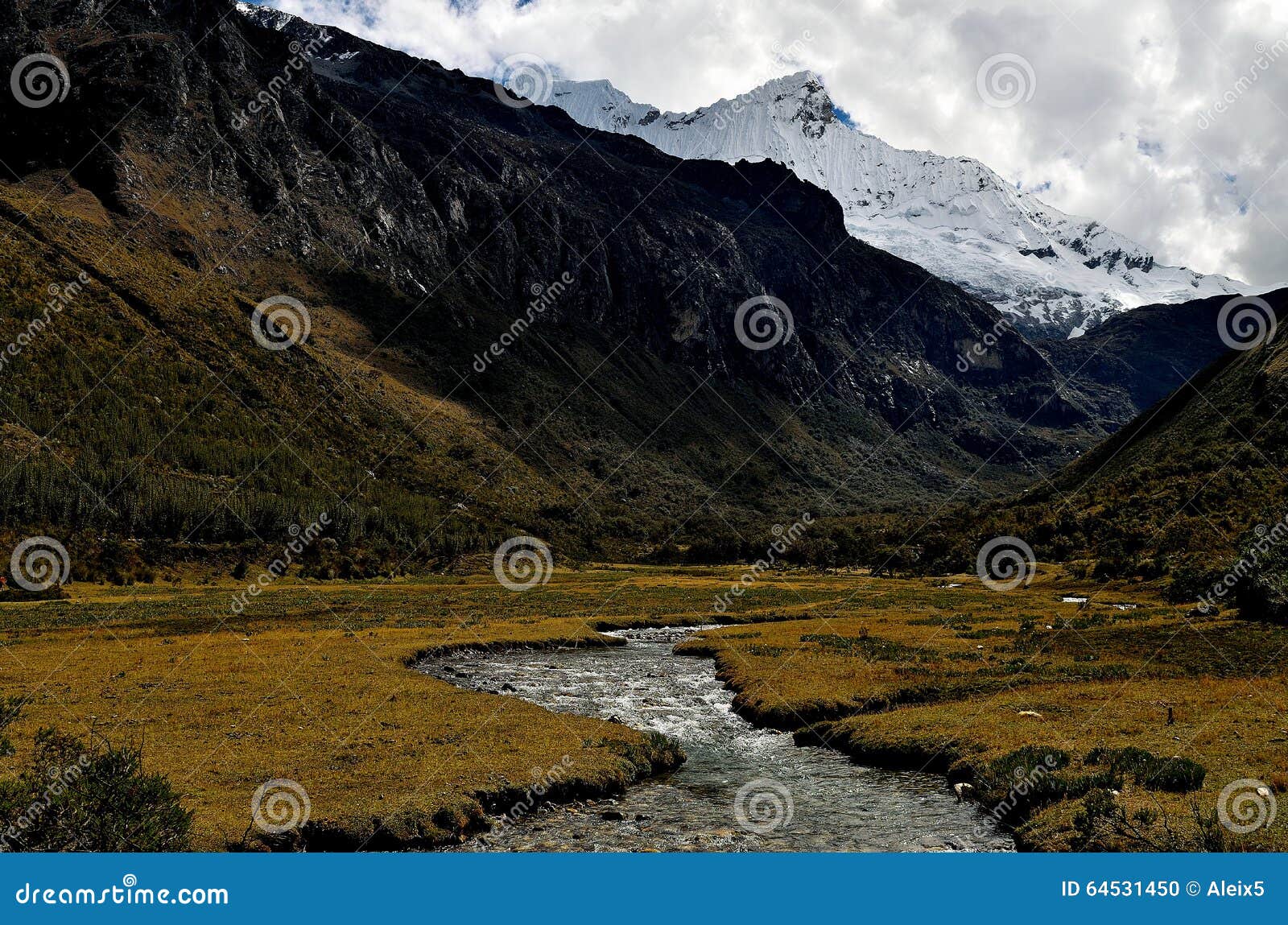 Watercourse Andean Valley Stock Photos - Free & Royalty-Free Stock ...
