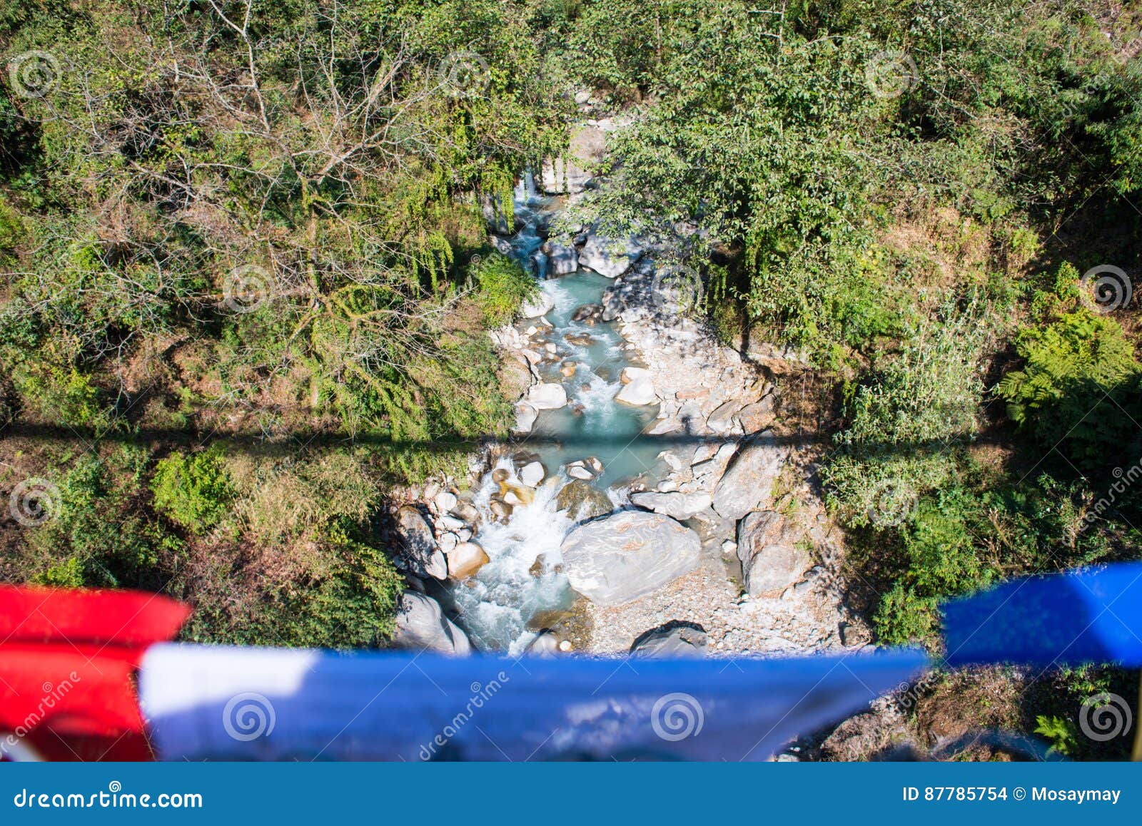 The Watercourse of the River from Mountain Stock Photo - Image of rock ...