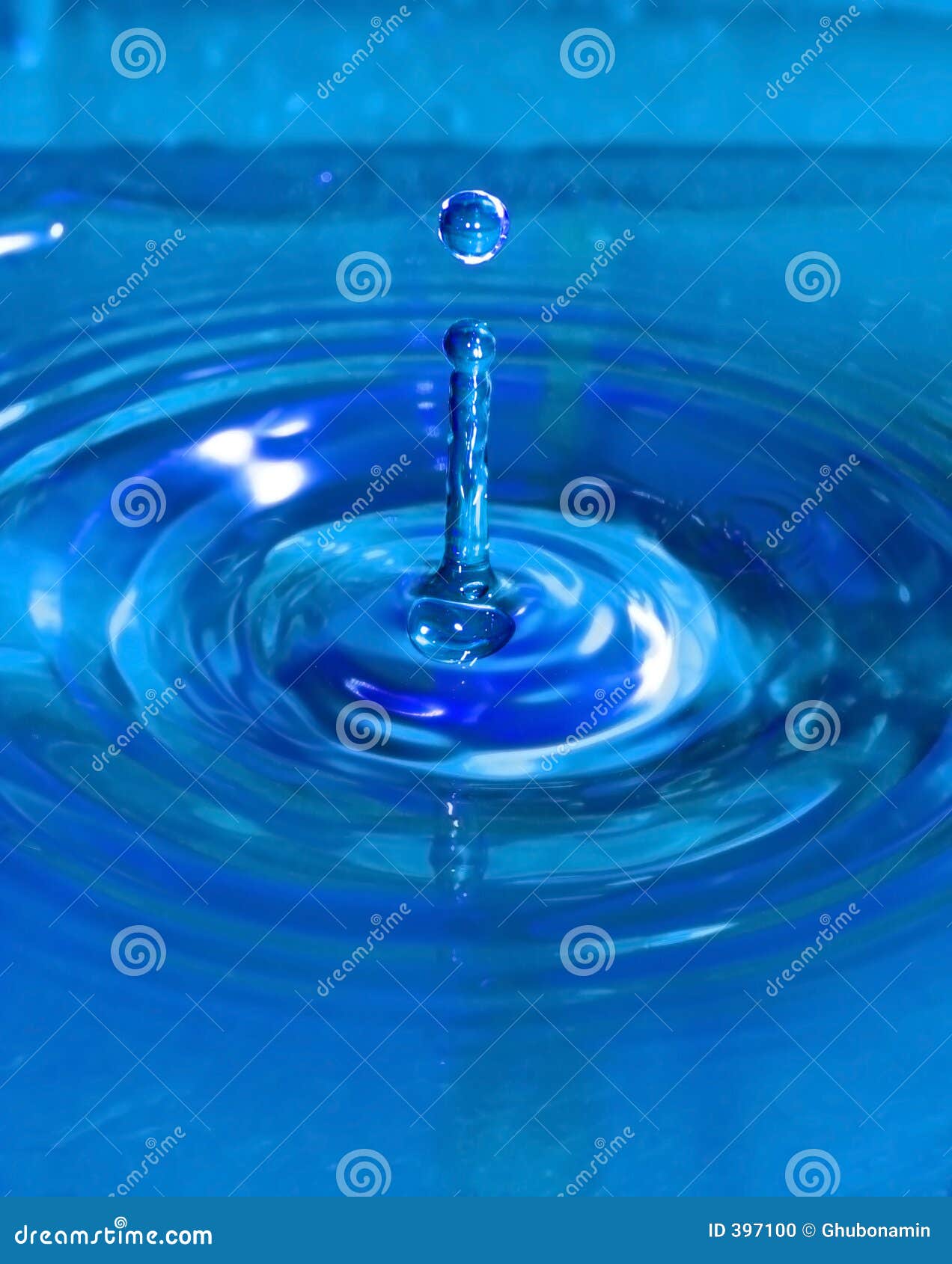 Waterdrop stock photo. Image of hygiene, aqueous, drop - 397100
