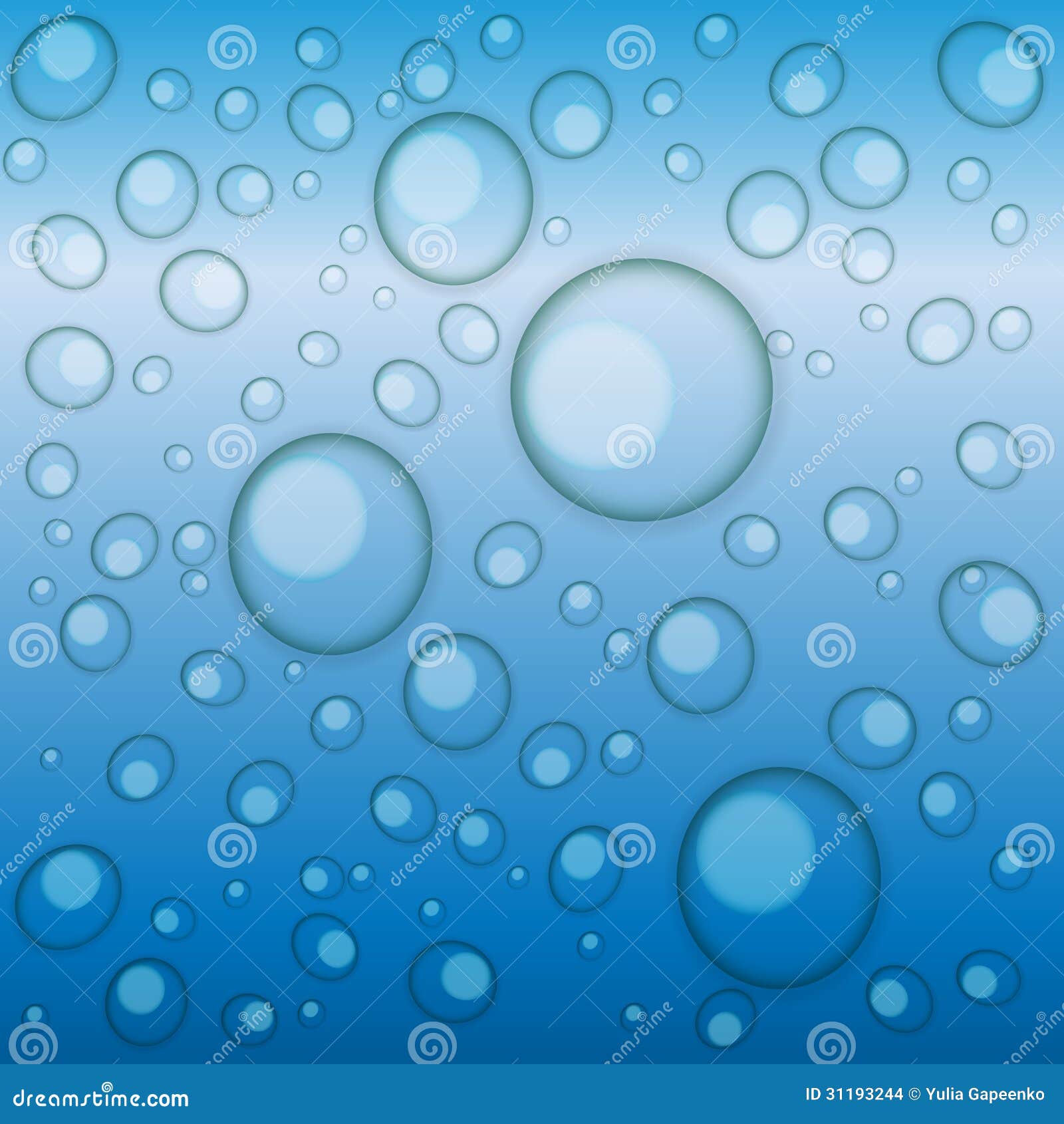 Waterdrops Background Vector Illustration Stock Vector - Illustration ...