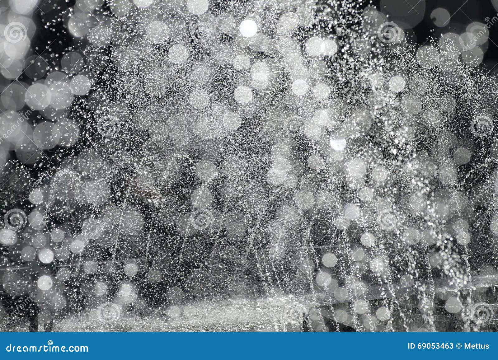 Waterdrops Backlit Background. Water Levitating in the Air and Lit by ...