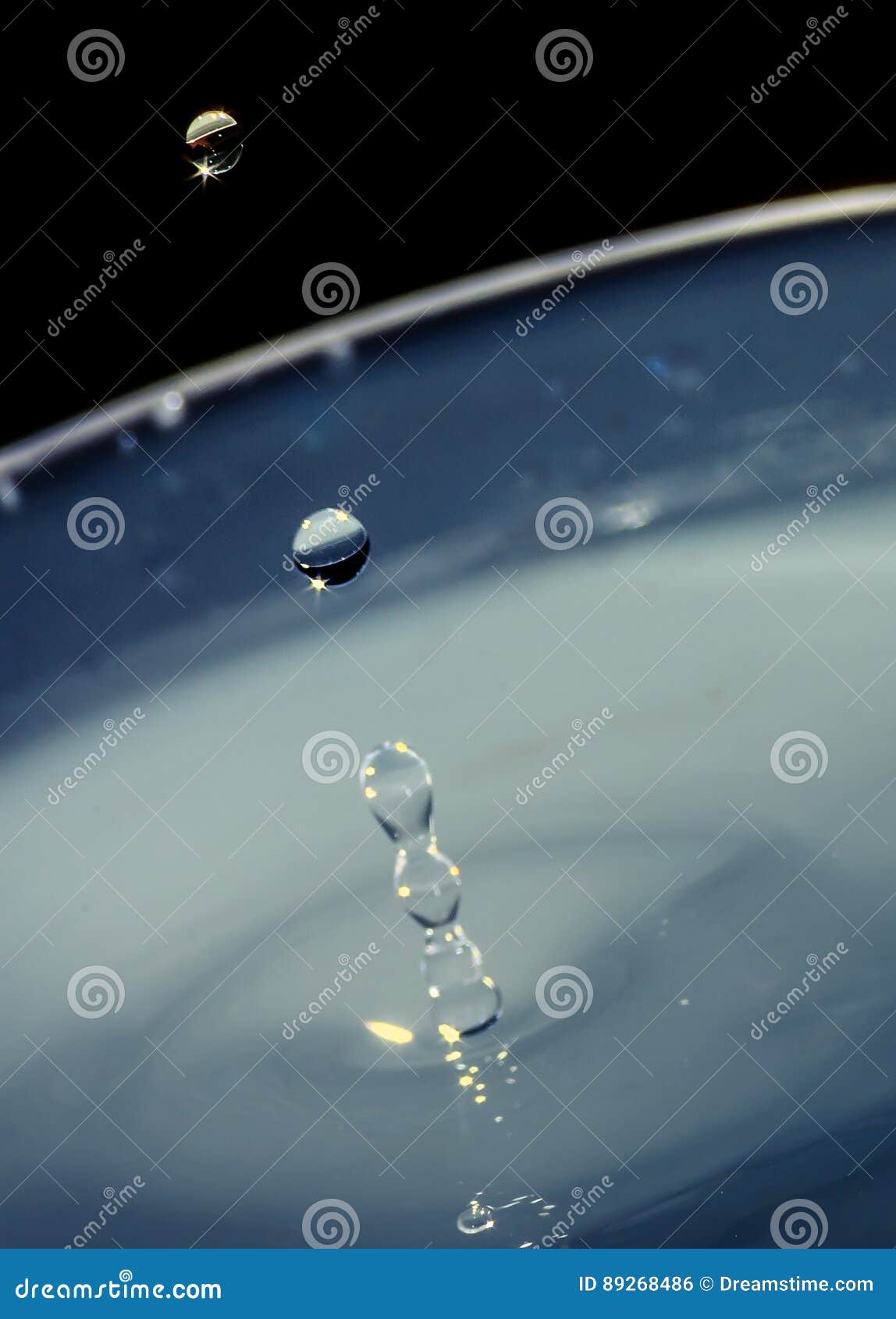 Waterdrops stock photo. Image of closeup, drops, falling - 89268486