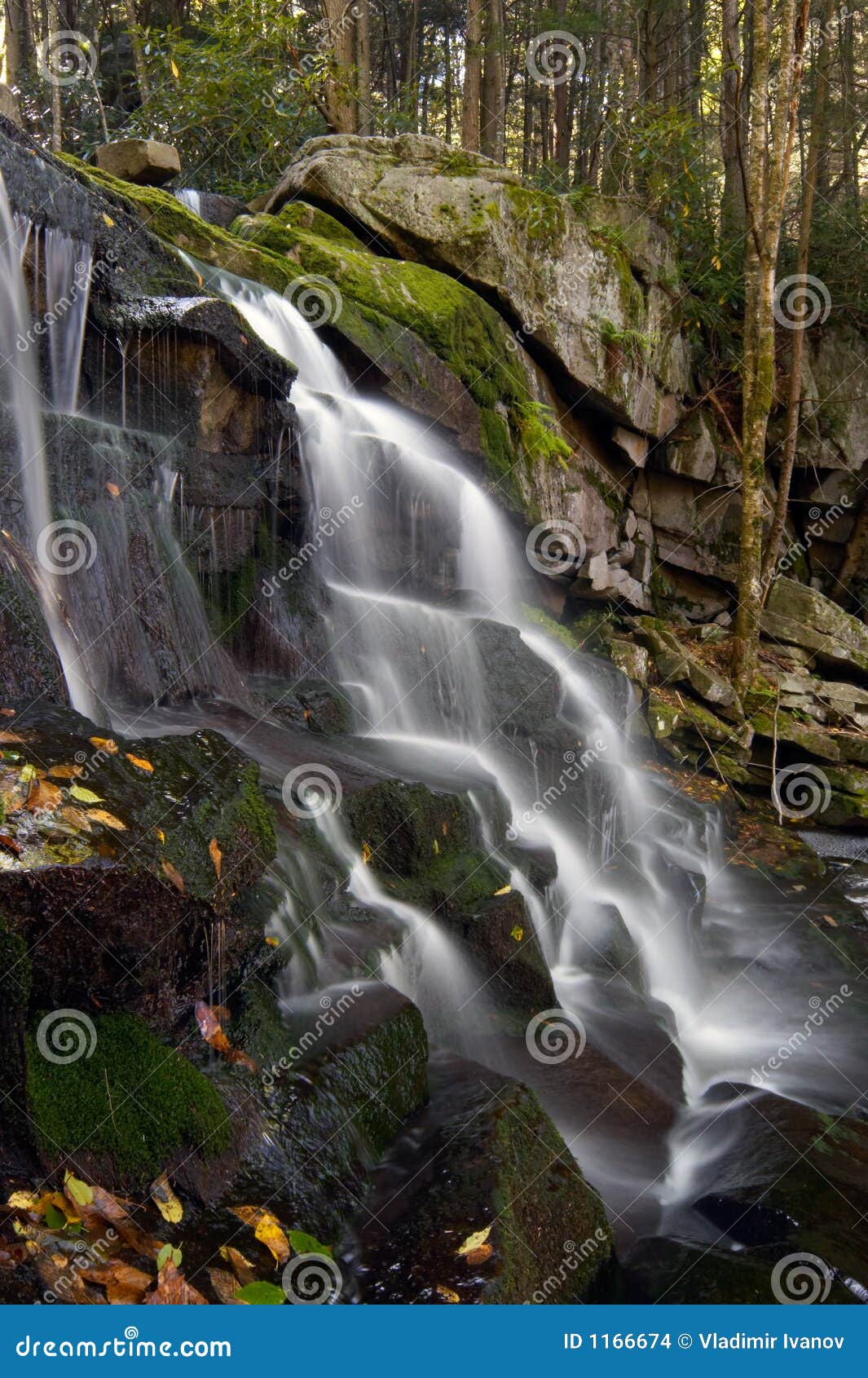 Waterfall stock photo. Image of creek, mount, clear, fast - 1166674