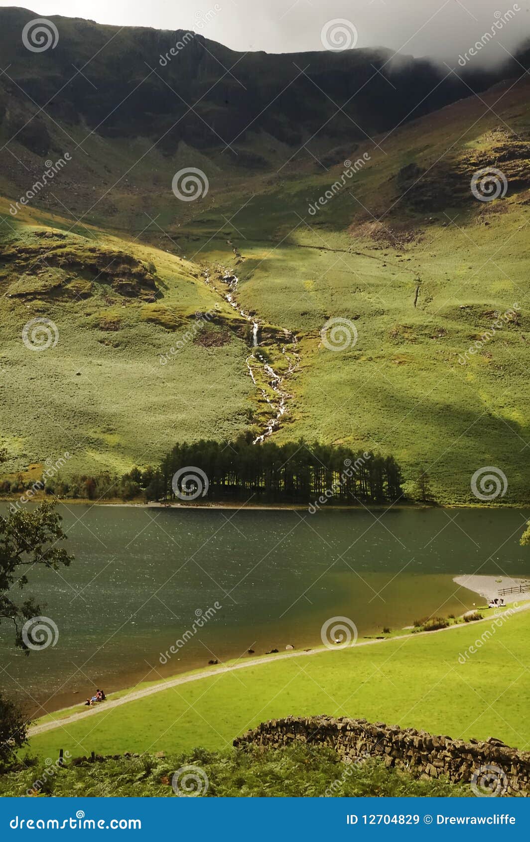 Buttermere Waterfall Royalty-Free Stock Image | CartoonDealer.com #61648642