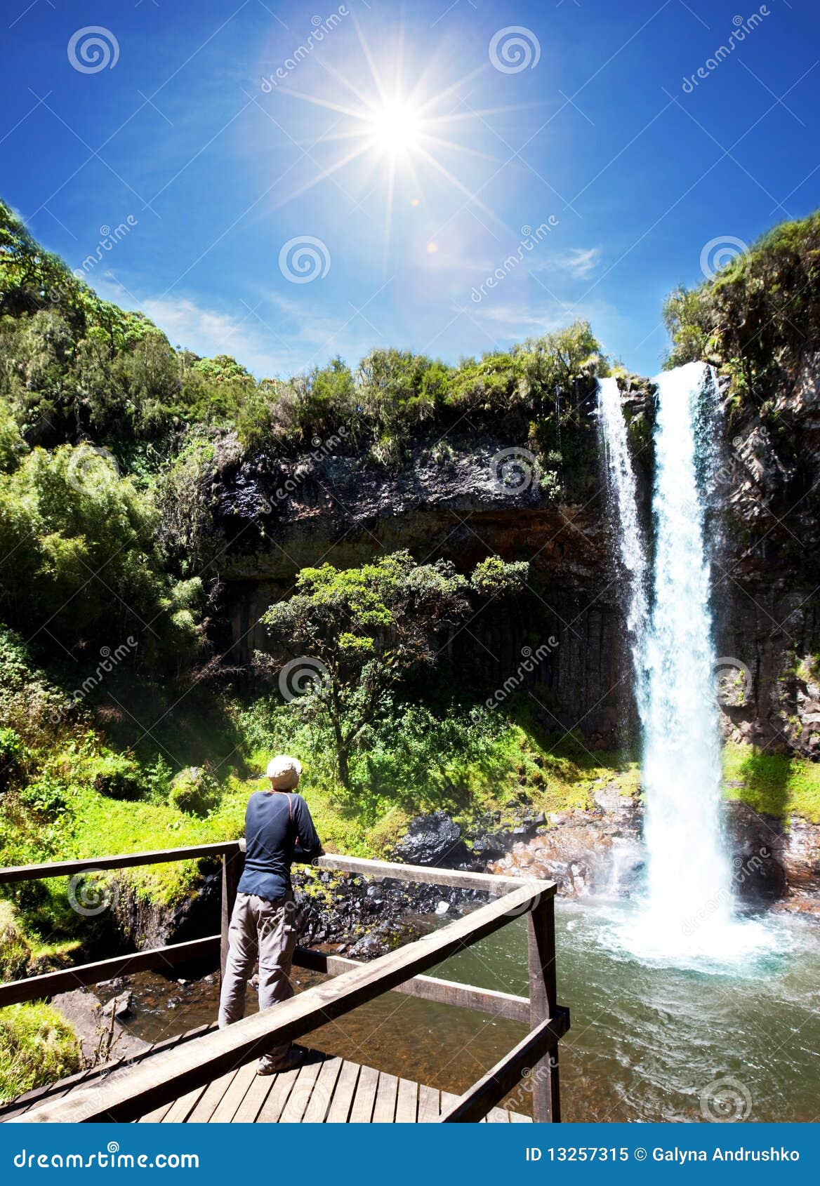 Waterfall stock image. Image of landscapes, cataract - 13257315