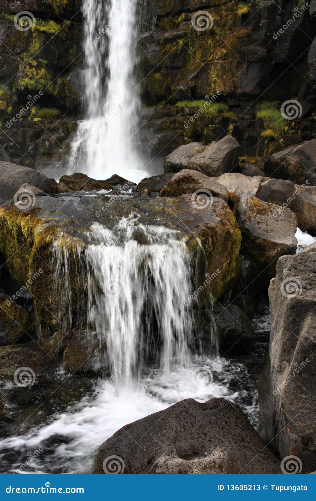 Waterfall stock image. Image of stream, natural, tourism - 13605213
