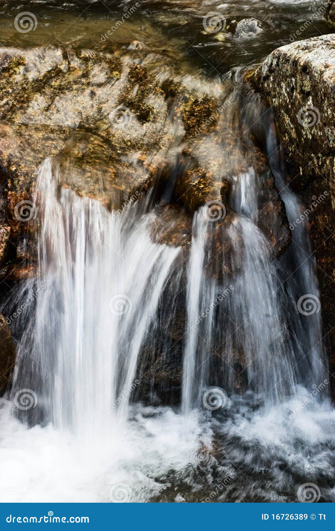Waterfall stock image. Image of cascading, splash, boulder - 16726389