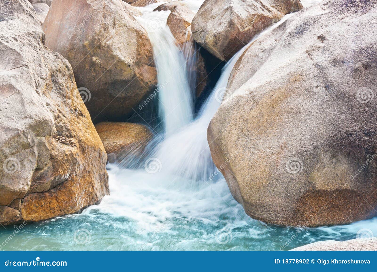 Waterfall stock photo. Image of natural, rocky, jungle - 18778902