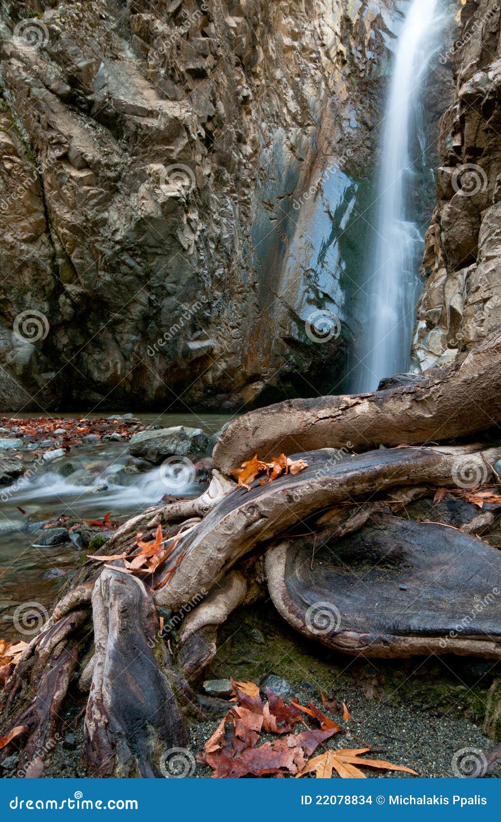 Millomery Waterfall, Cyprus Stock Photo - Image of troodos, cascade ...