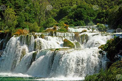 Waterfall stock photo. Image of lake, rippling, nature - 2242314