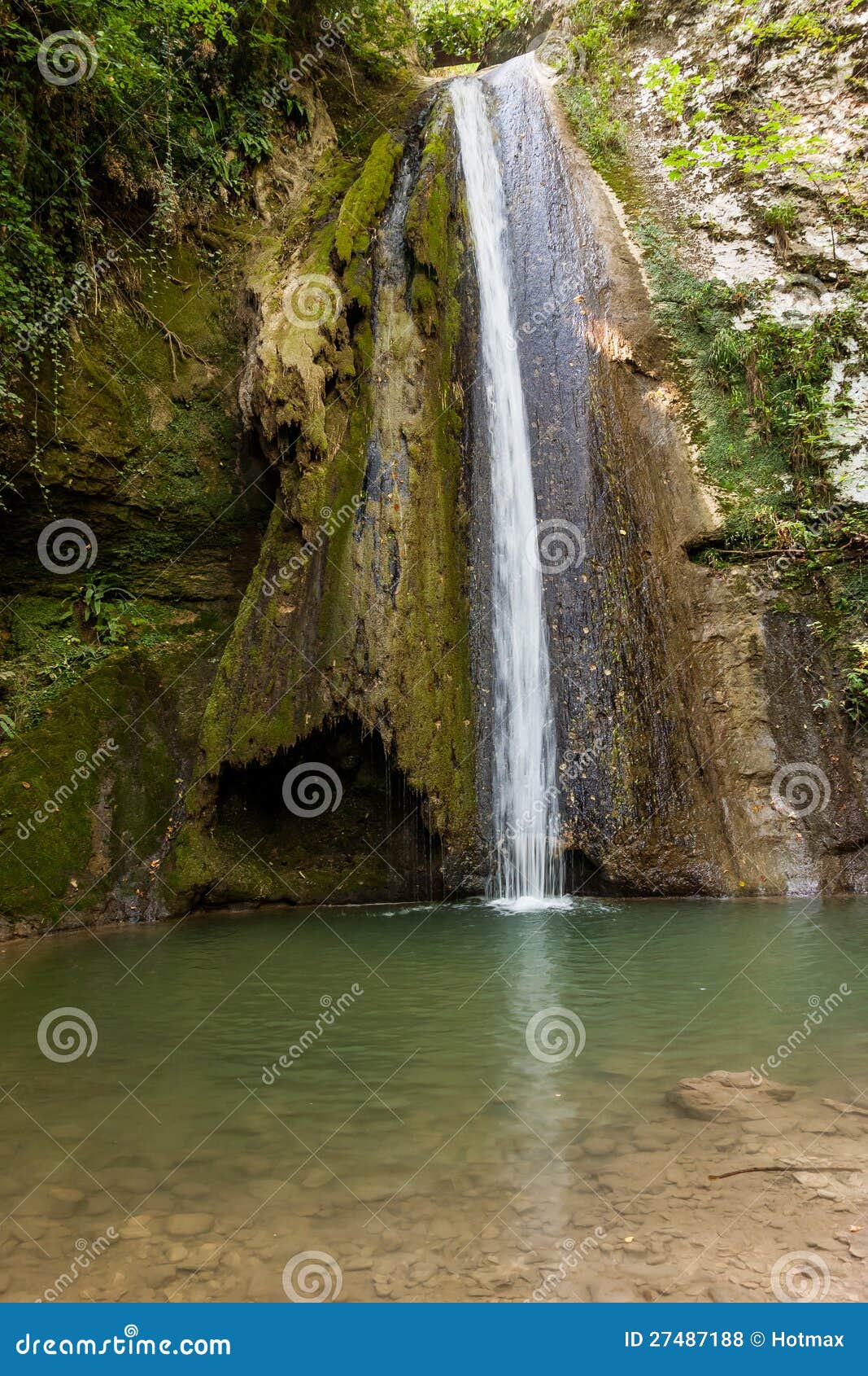 Waterfall stock photo. Image of cold, waterfall, nature - 27487188