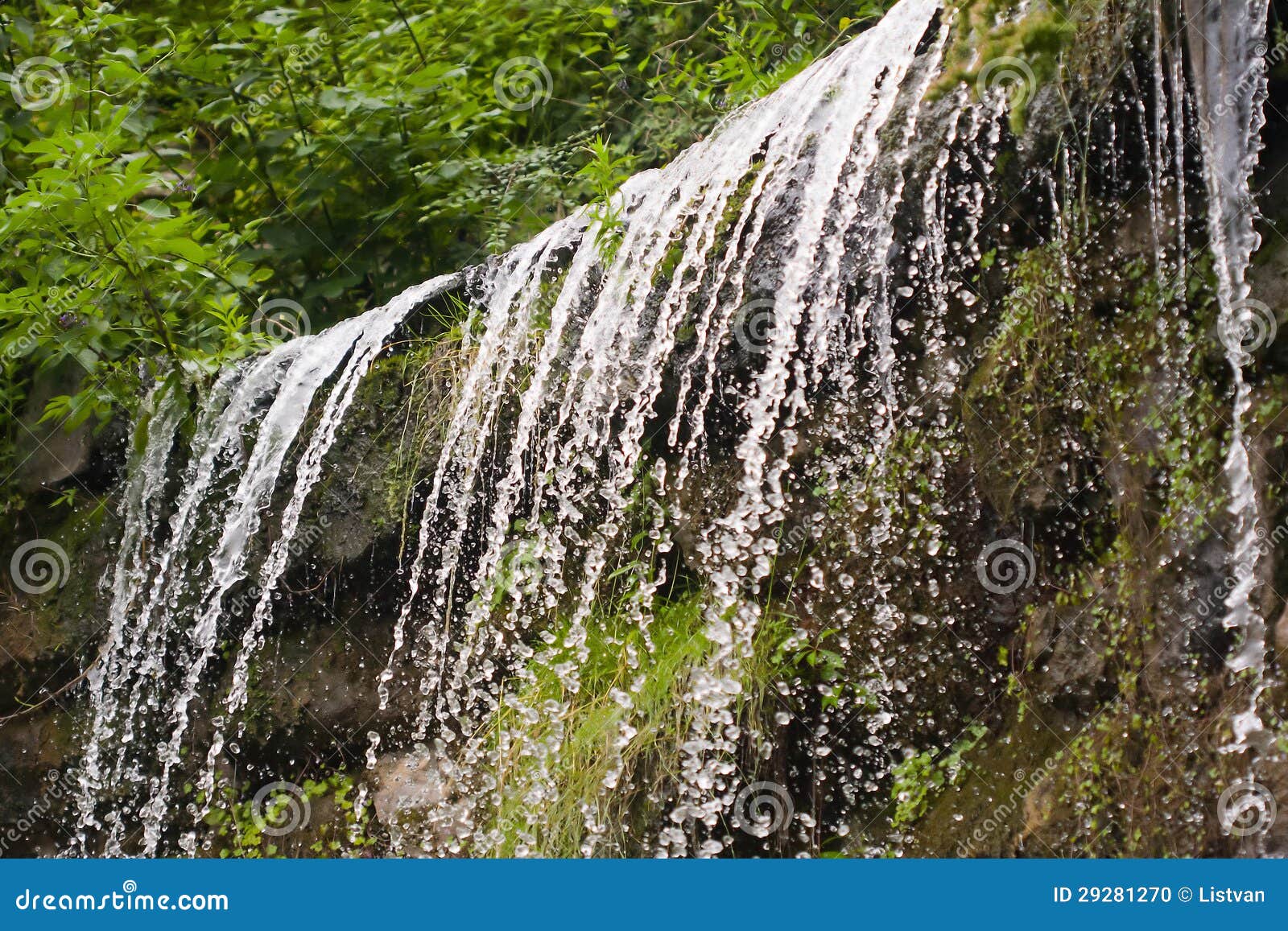 Waterfall stock photo. Image of parks, plant, relaxed - 29281270
