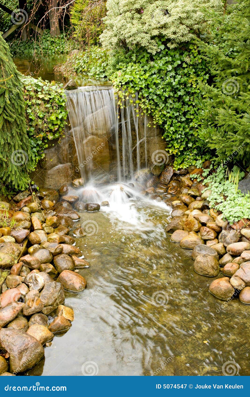 Peacefull Waterfall At Skyline Trail In Mount Rainier National Park ...