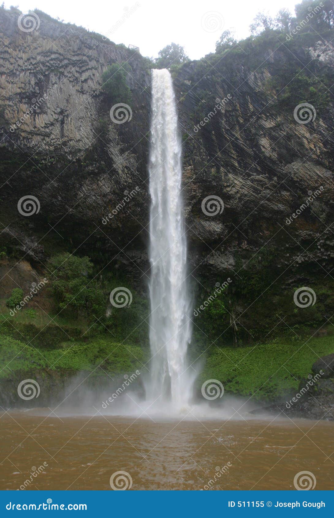 Waterfall stock image. Image of drop, natural, tumble, tall - 511155