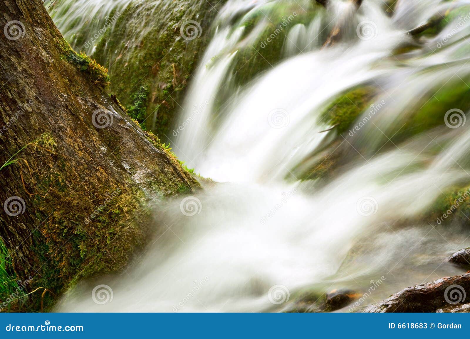Waterfall stock image. Image of fresh, drip, natural, fluid - 6618683