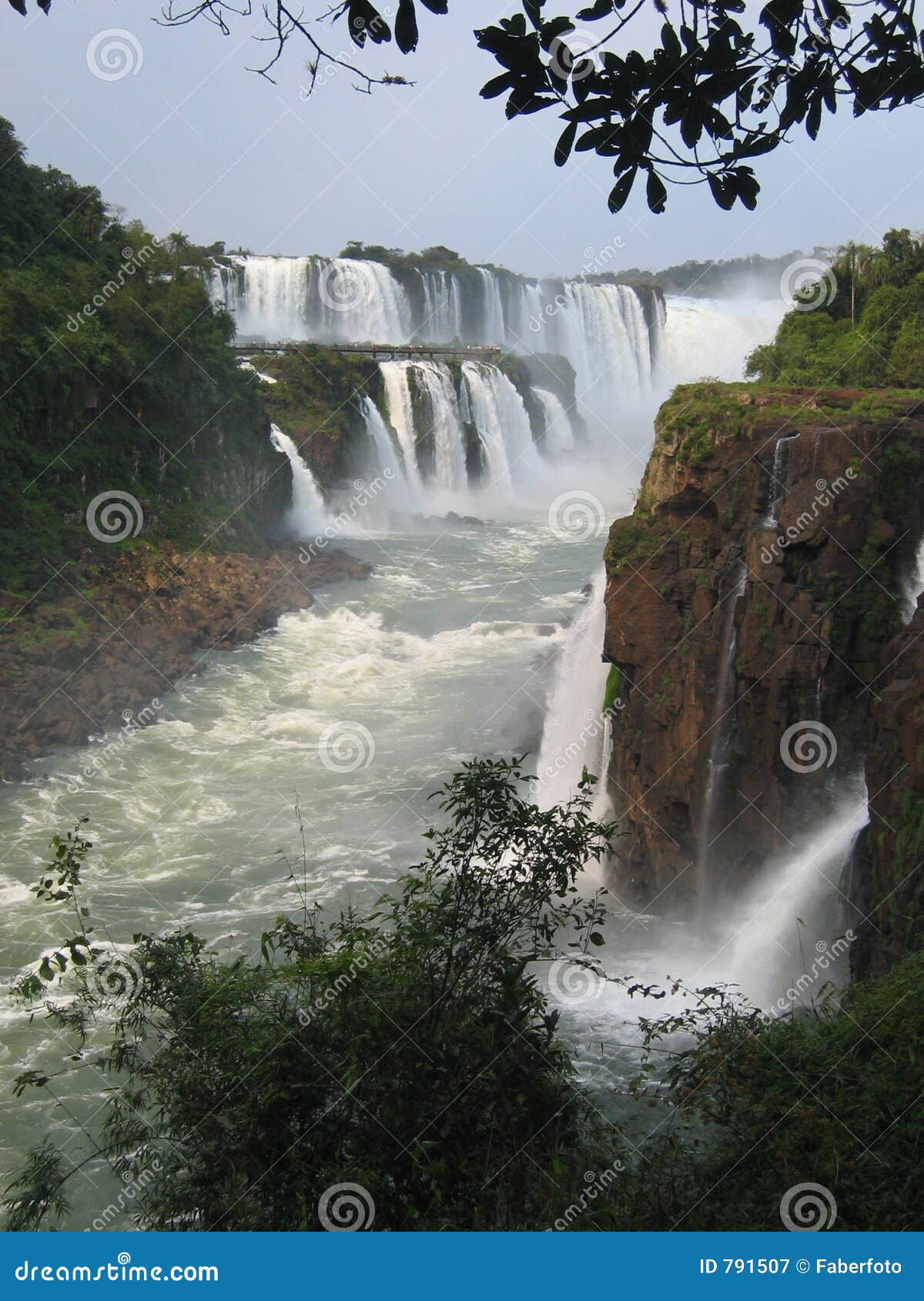 Waterfall stock image. Image of tree, destination, water - 791507