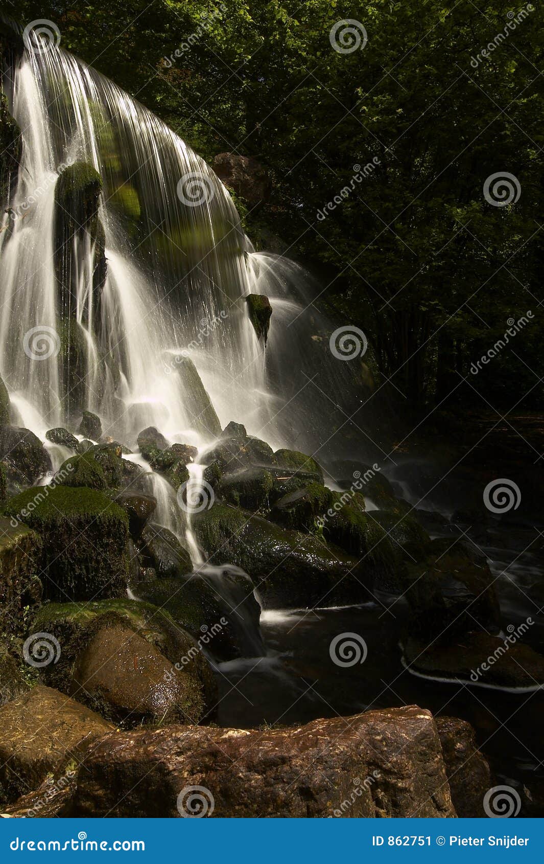 Waterfall stock image. Image of flow, milk, tranquil, outdoor - 862751