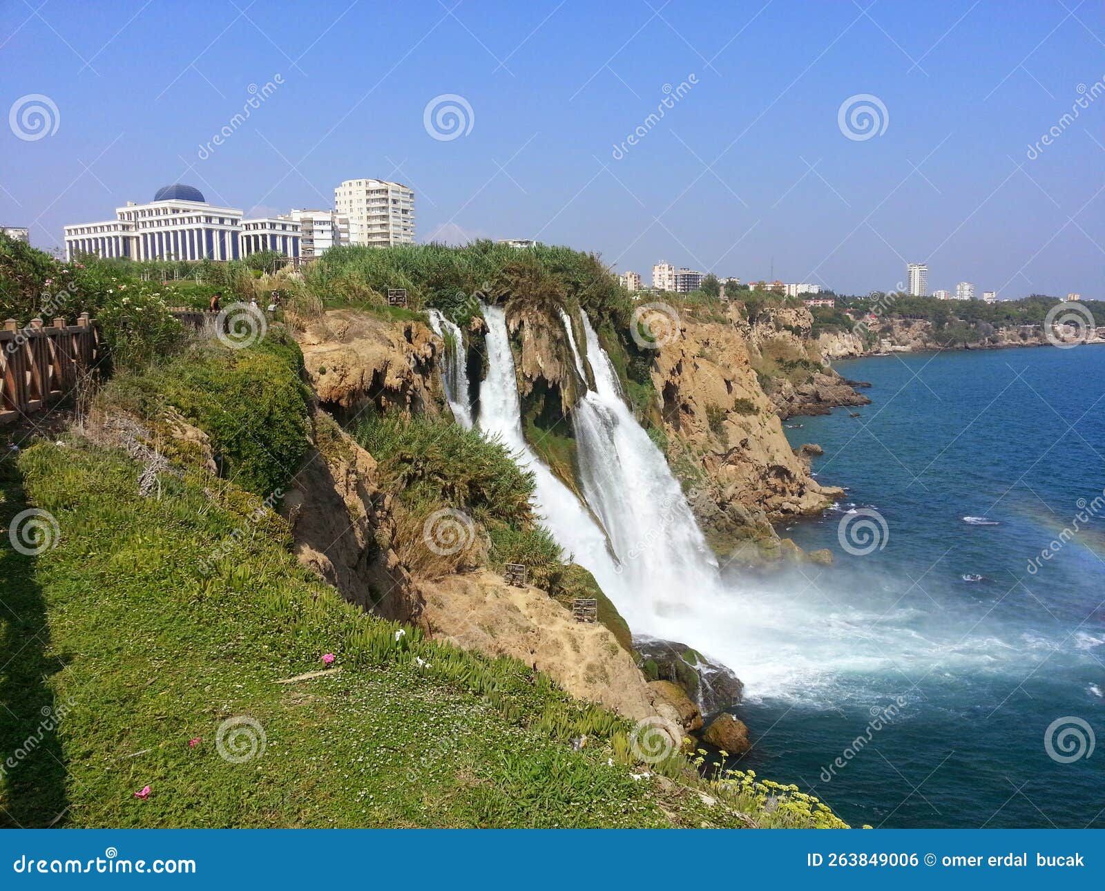 Waterfall antalya stock photo. Image of antalya, duden - 263849006