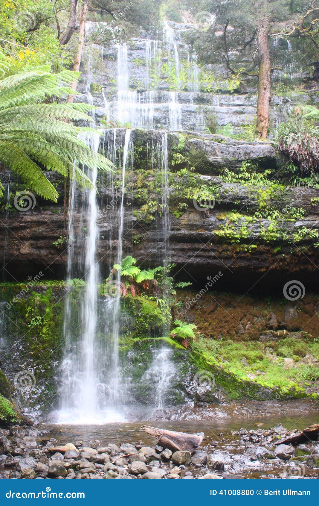 Waterfall stock photo. Image of waterfall, nature, peacefull - 41008800