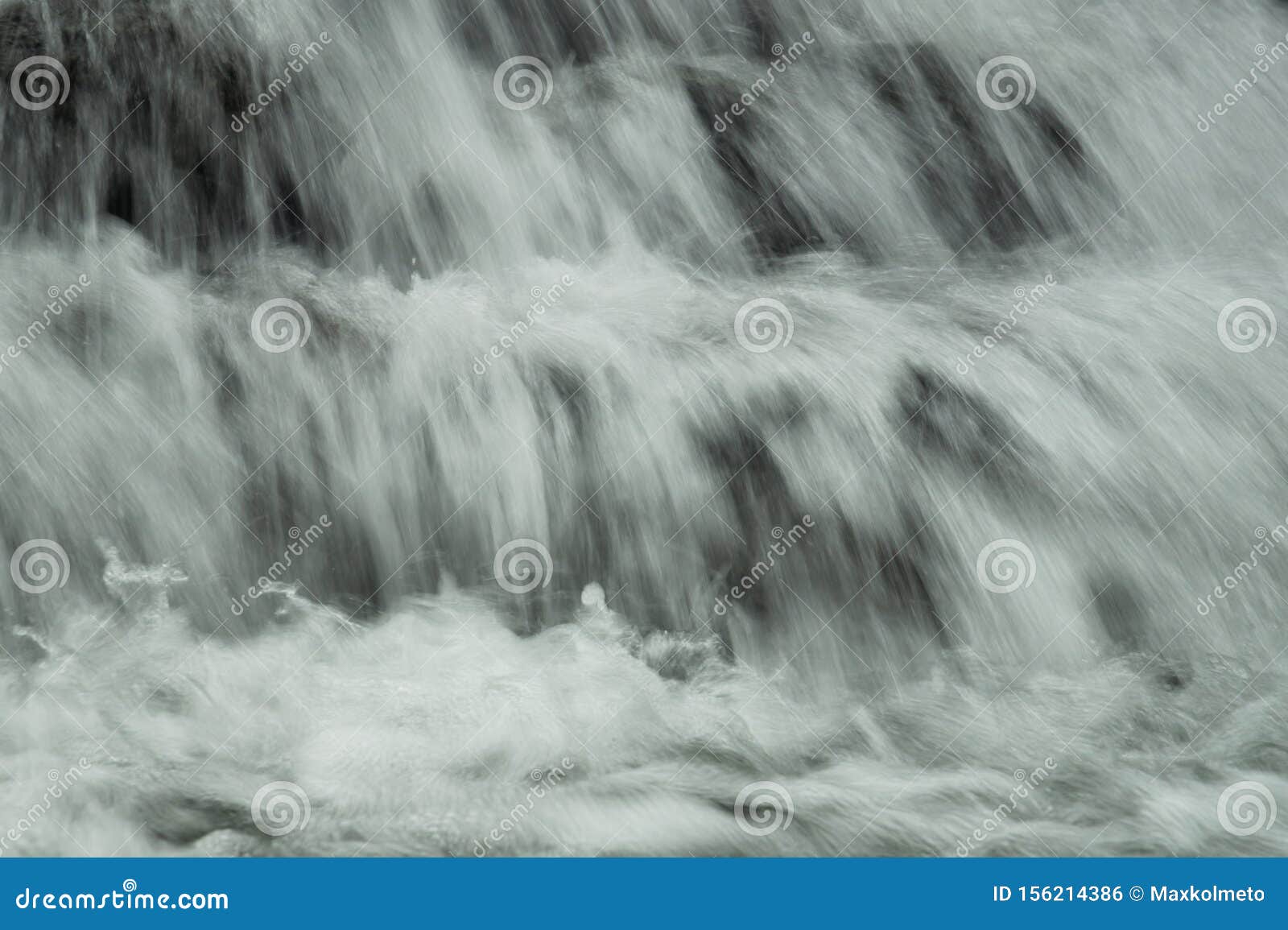 Waterfall Background. Rushing Stream Water Abstract Backdrop Stock ...