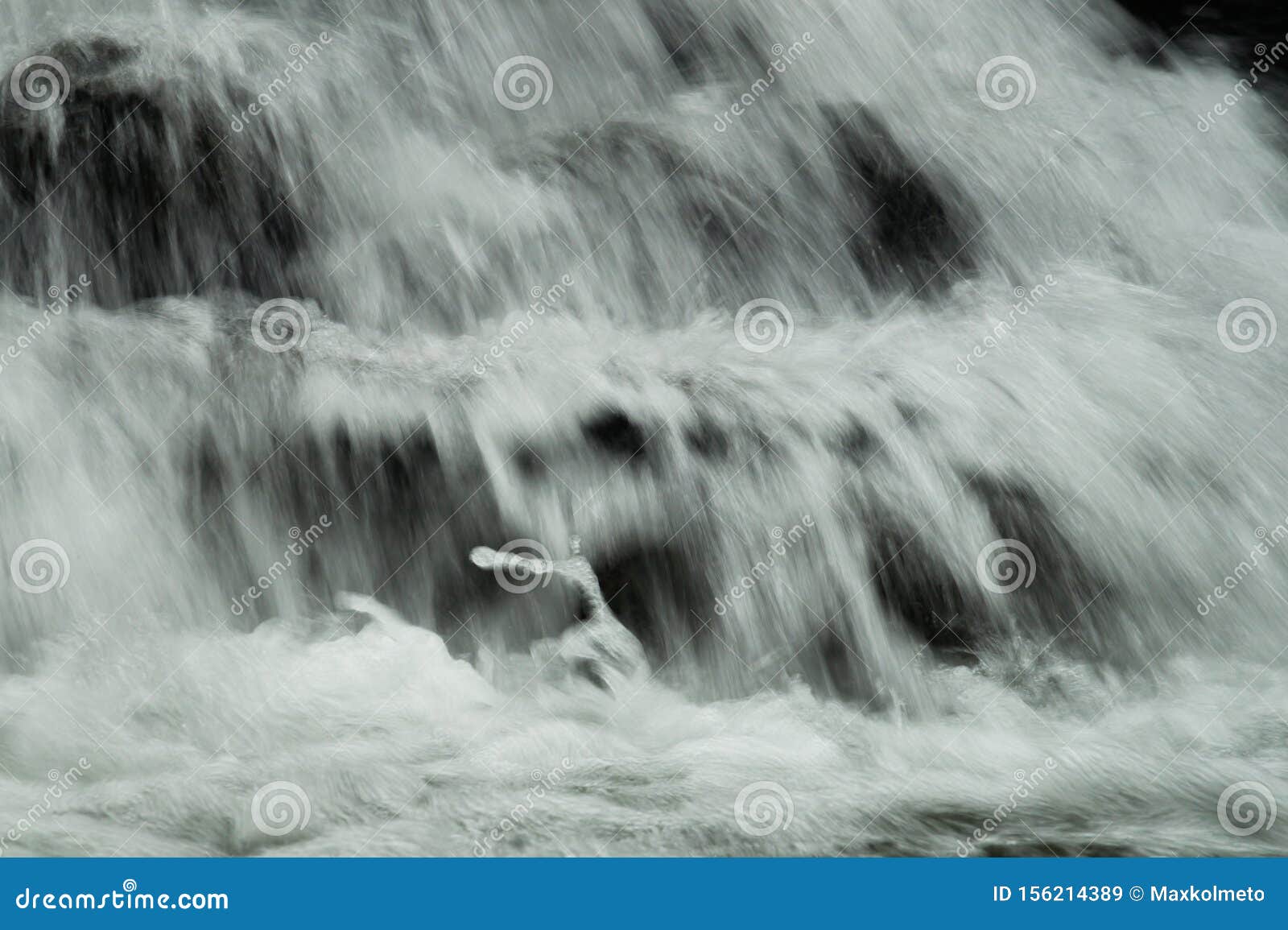 Waterfall Background. Rushing Stream Water Abstract Backdrop Stock ...